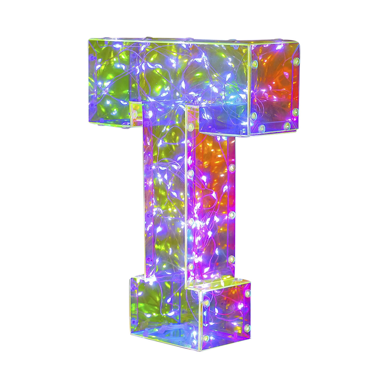 Light Up Letters - Battery Powered Color Changing Colorful Marquee LED ...