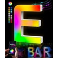 Light Up Letters LED Letter - Letters Custom Splicing Colorful Glitter ...