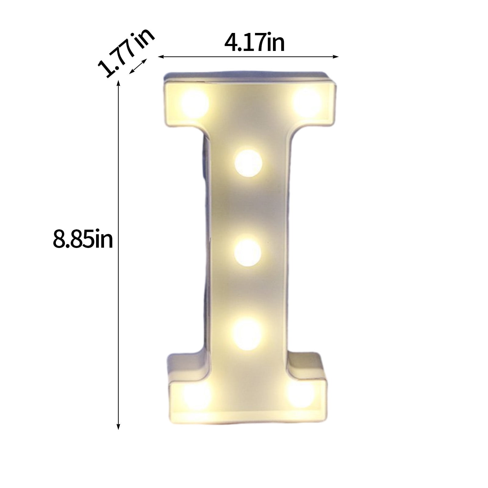 Light Up Letters, LED Letters Lights Sign 26 Alphabet Big Lights Letter ...