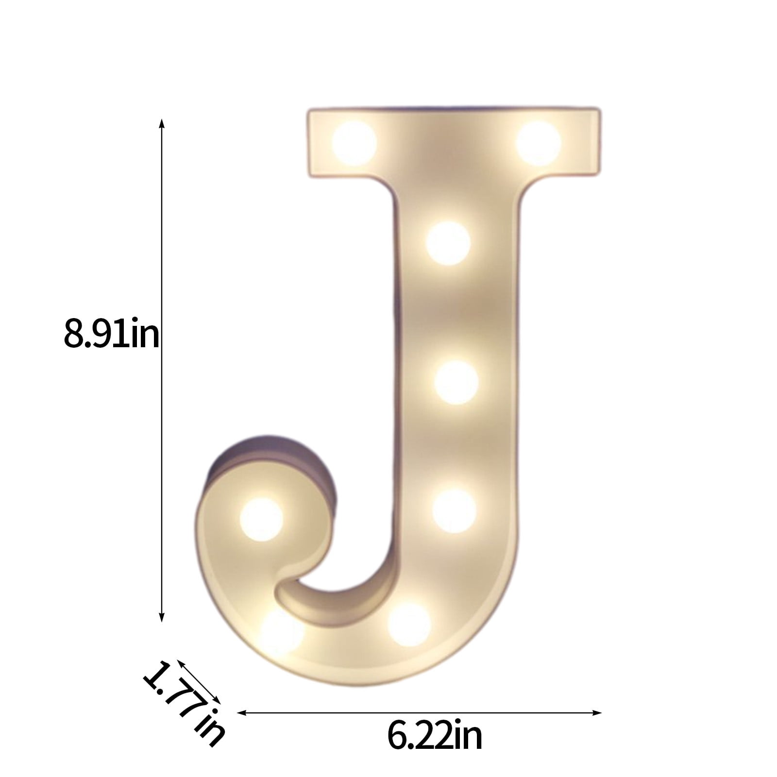 Light Up Letters, LED Letters Lights Sign 26 Alphabet Big Lights Letter ...