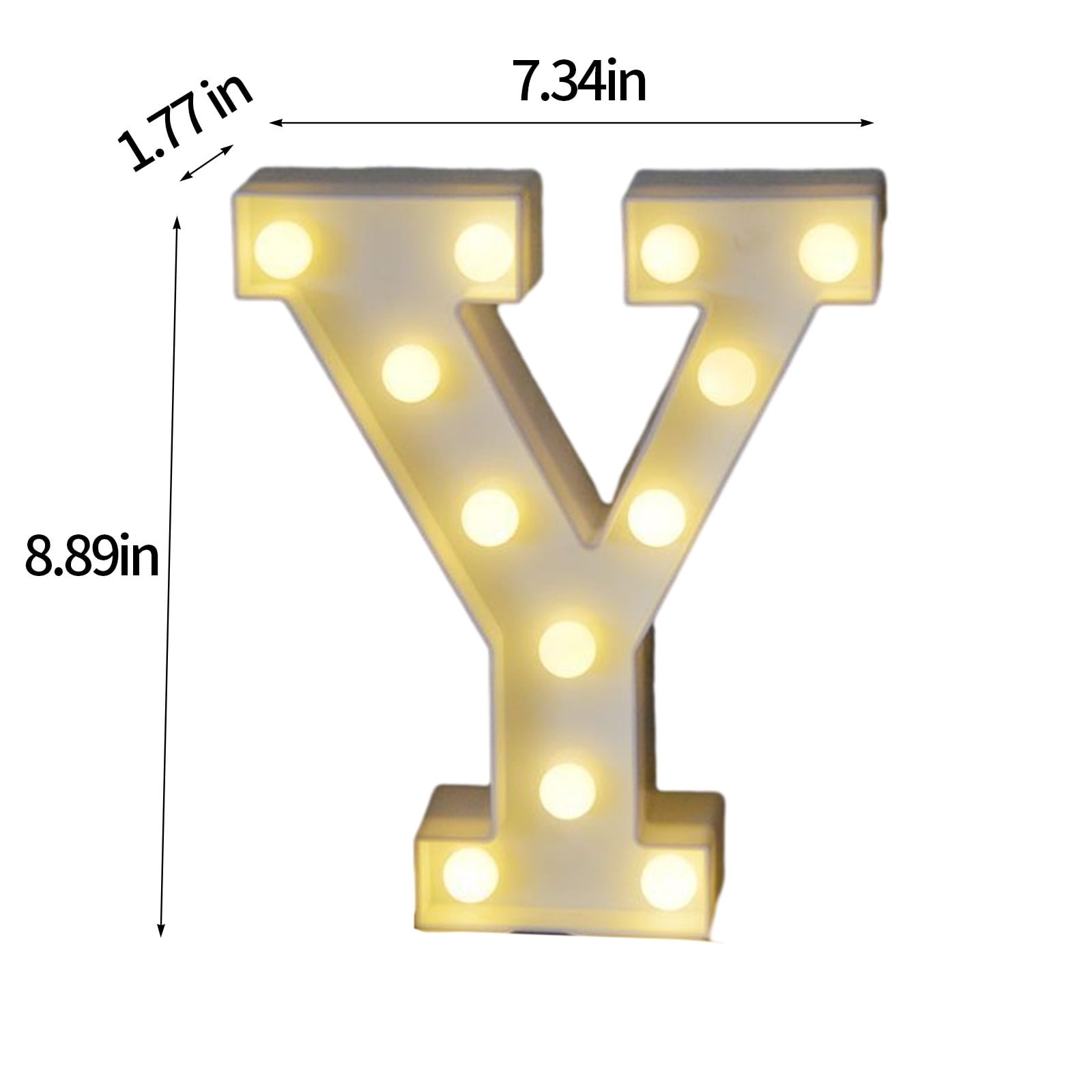 Light Up Letters, LED Letters Lights Sign 26 Alphabet Big Lights Letter ...