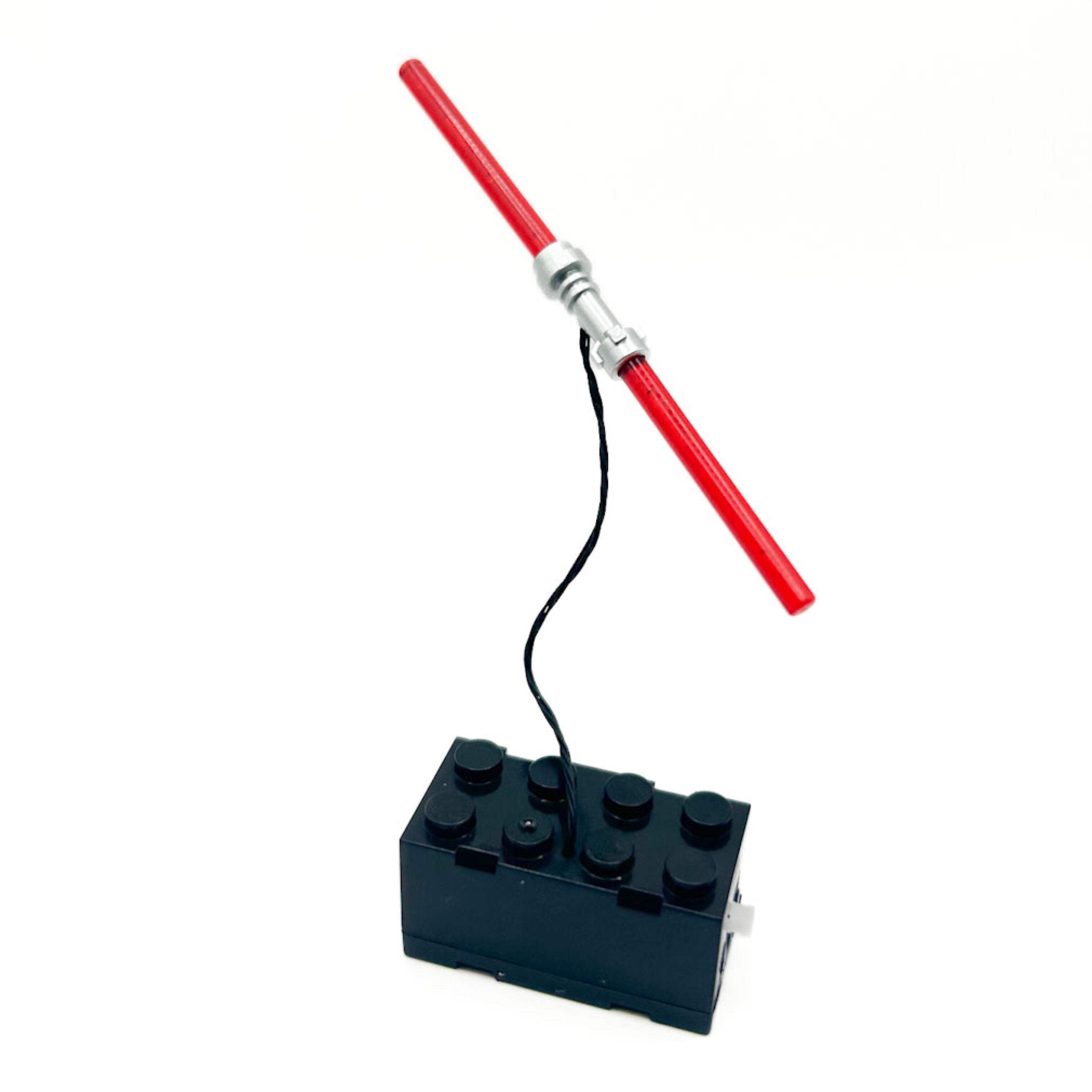Light-Up Minifigure Lightsaber (Double-Bladed Red) - Walmart.com