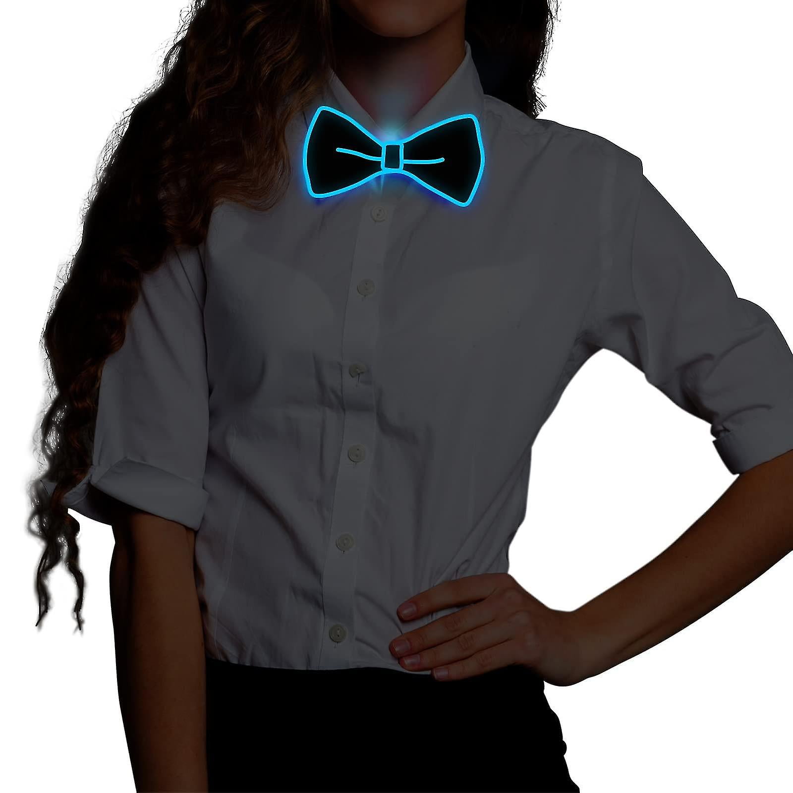 Light Up Neckties, Man Led Luminous Tie With Power Cord, 3 Flash Modes ...