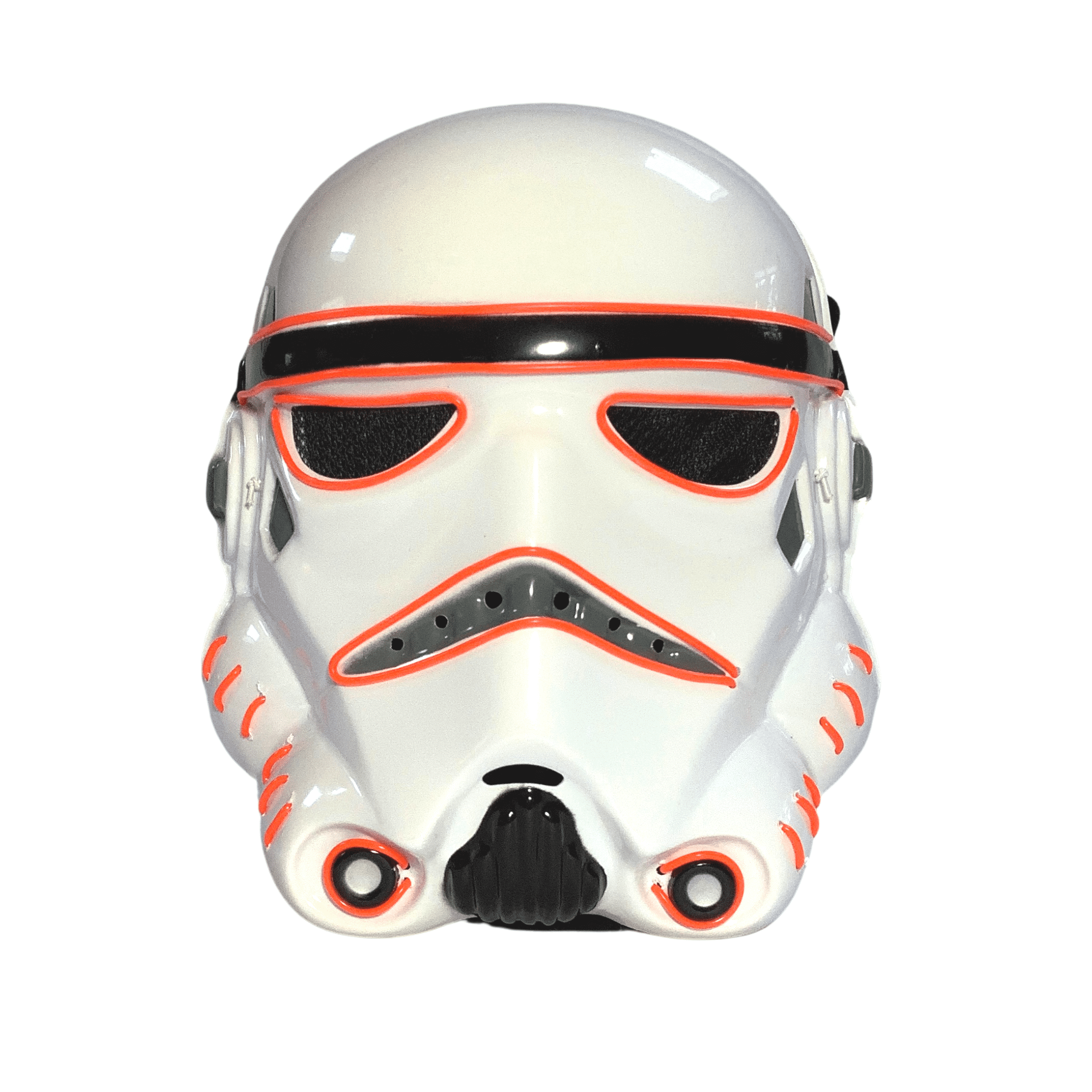 Light Up Orange Star Wars Stormtrooper Mask *Not a helmet* - Walmart.com