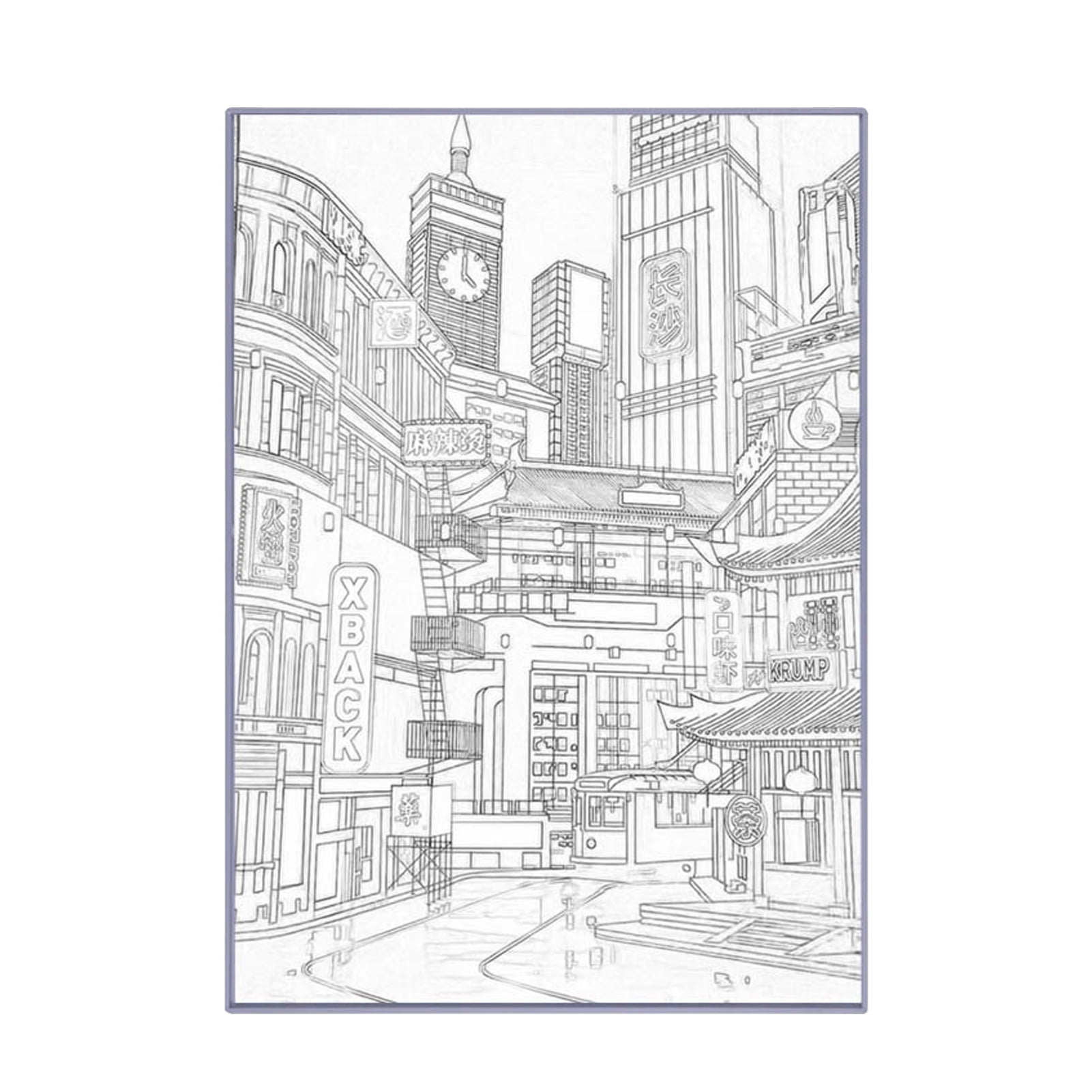 Light Up Painting City, Dimming LED Wall Art Painting Decor, Light Up ...