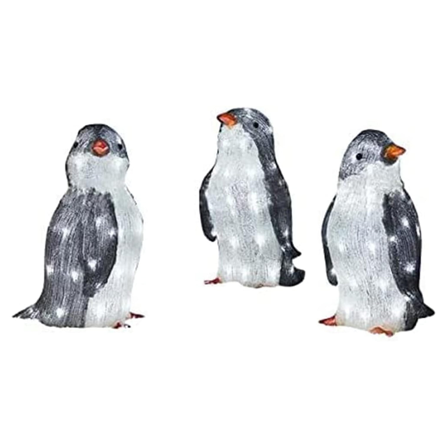 Light-Up Penguin Christmas Holiday Decoration, LED Christmas Lighted ...