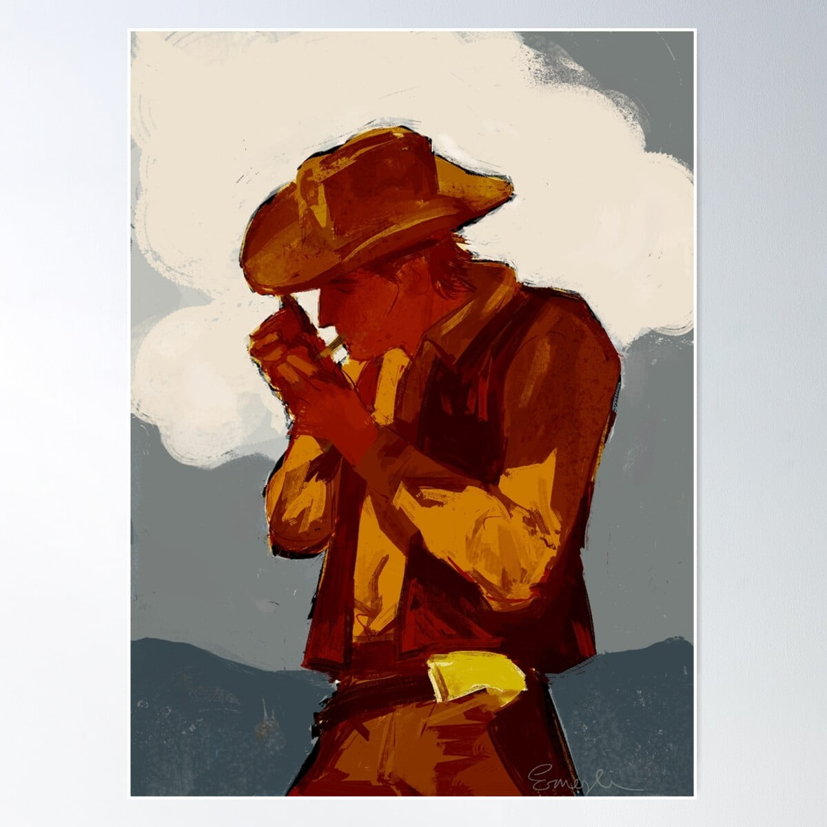 Light Up Poster Wall Art, Modern Wall Decor For Living Room Bedroom ...