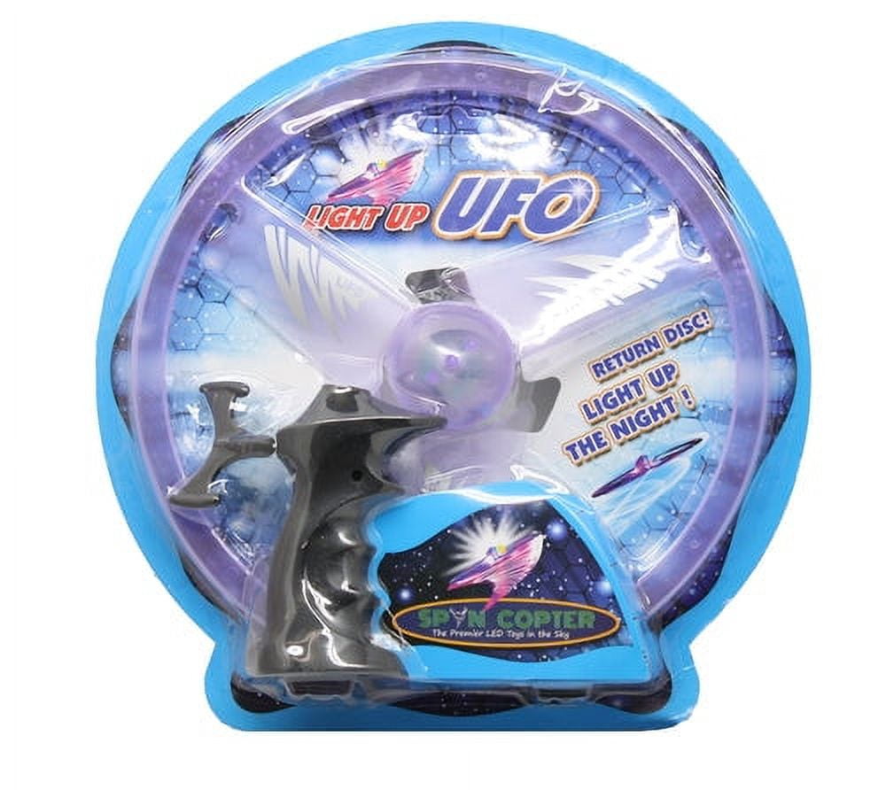 Light Up - Pull String UFO - Purple - Walmart.com