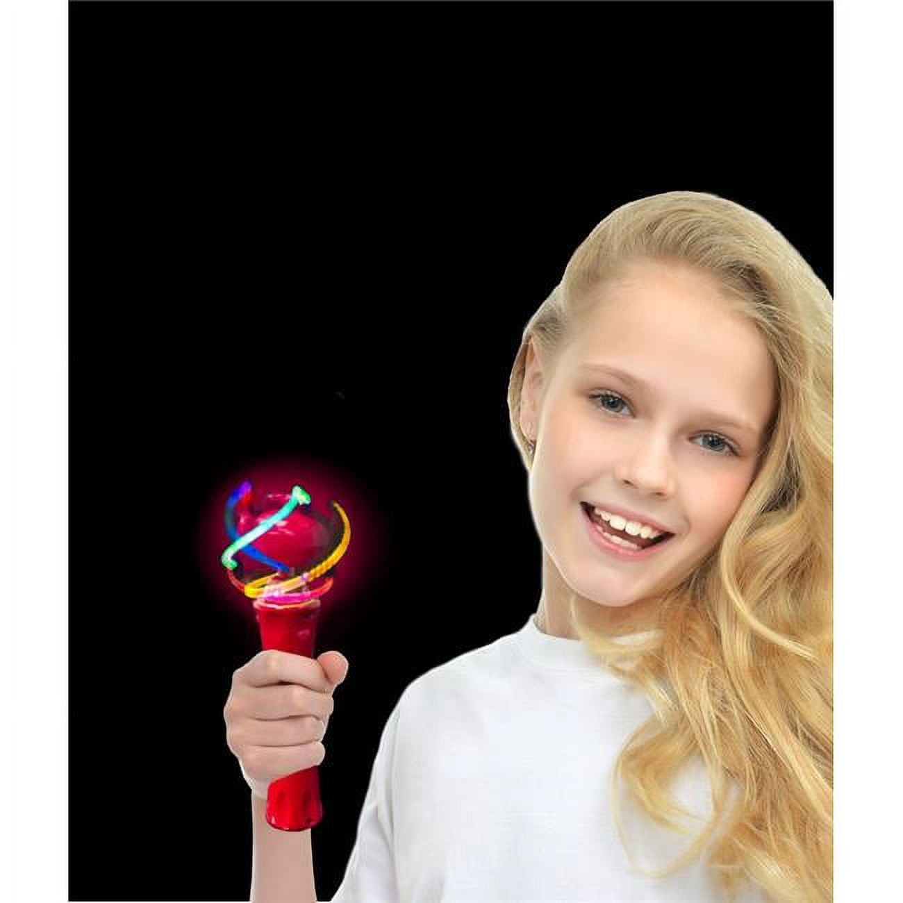 Light Up Rave Anxiety Reliever Toy Orbiter Galaxy Spinning Magic Wands ...