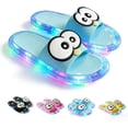 Light Up Slippers For Women, Sensor Glow Sandals Cute Cartoon Eyes ...