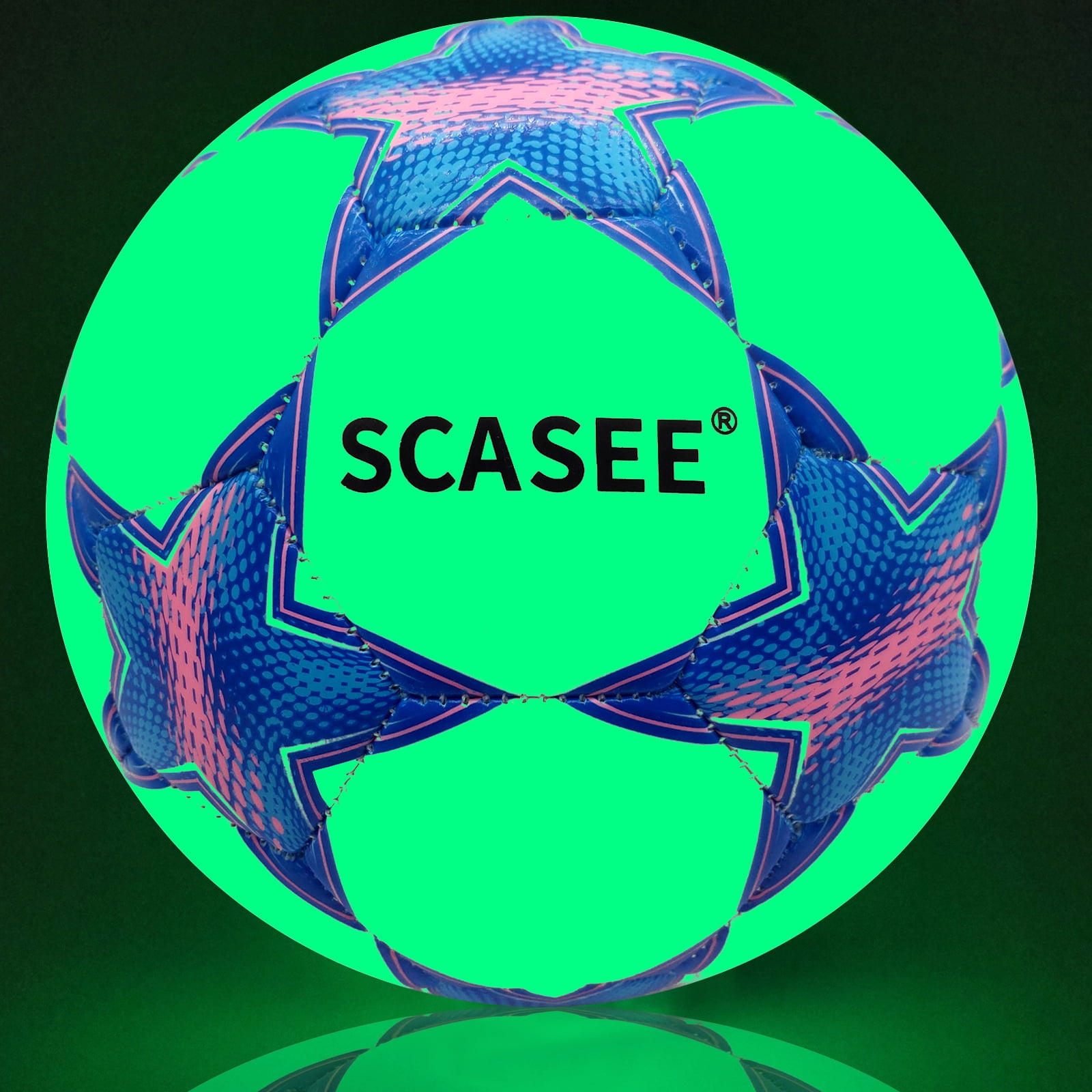 Light Up Soccer Ball Size 4 - Glow in The Dark Soccer BallS with ...