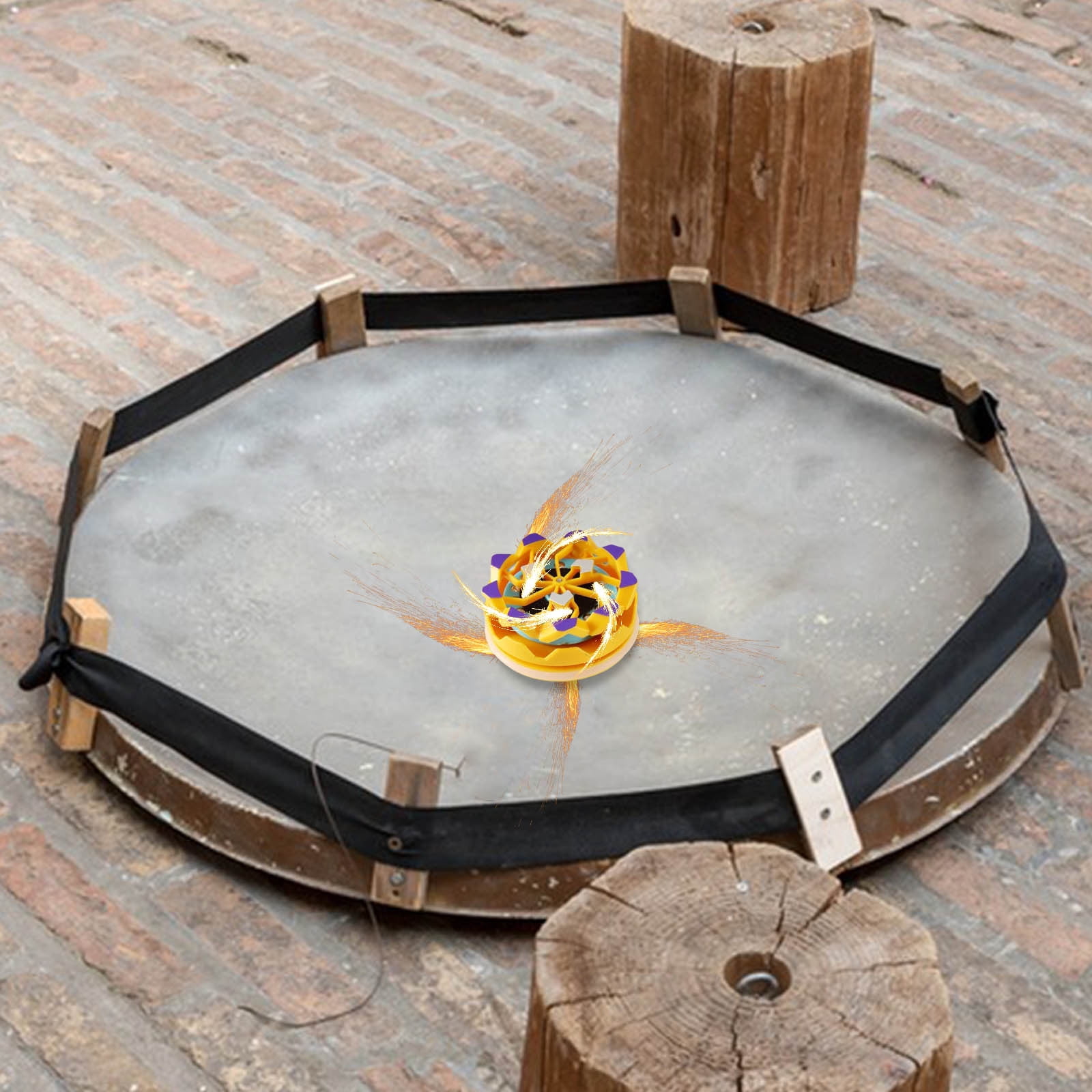 Light Up Spinning Top Toy, Unique Fireworks Top Toy, Fingertip ...