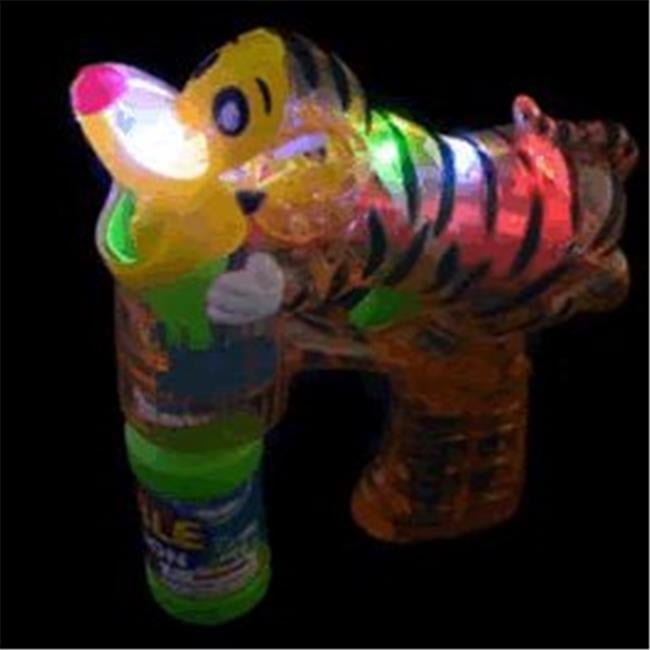 Light Up Terrific Tiger Bubble Gun - Walmart.com
