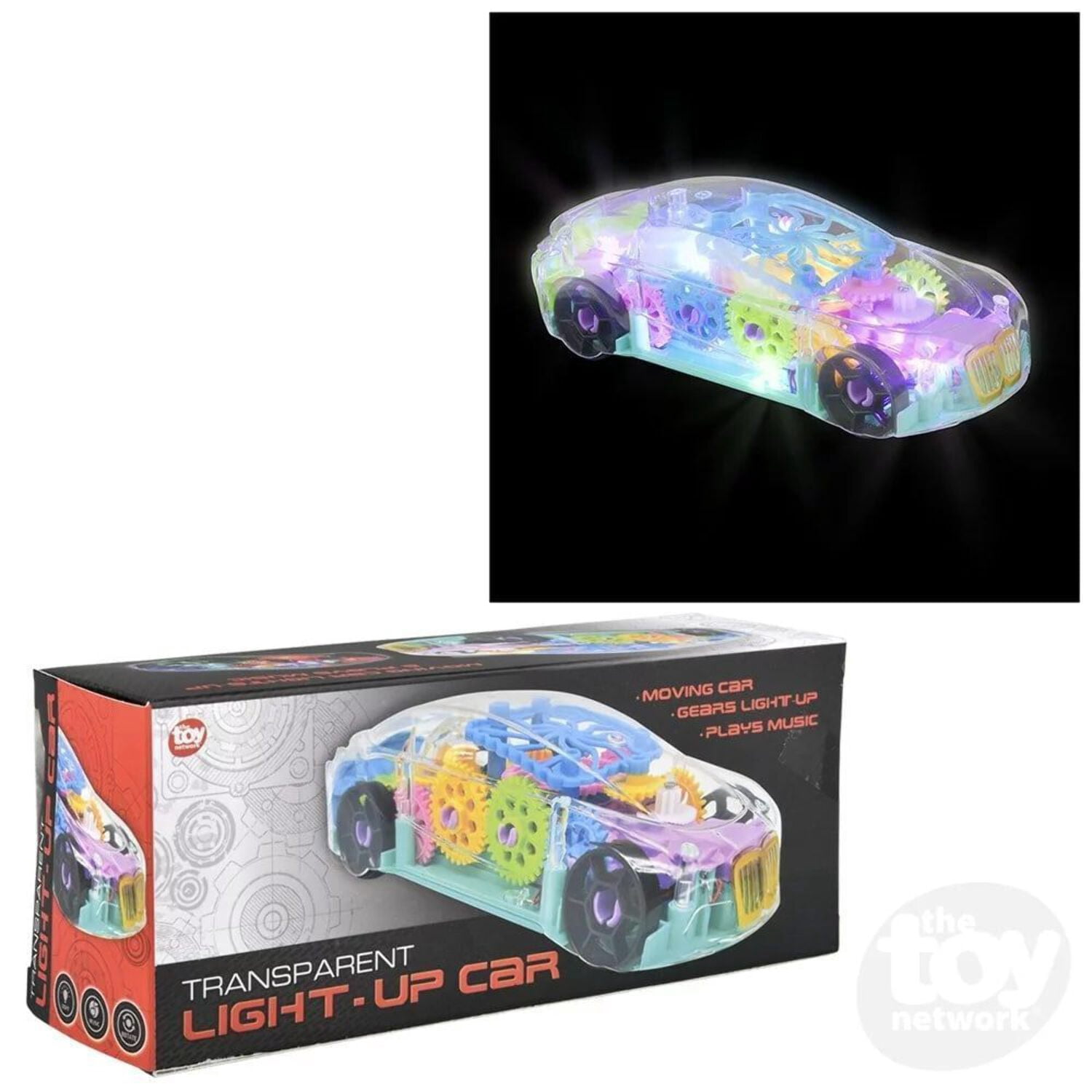 Light-Up Transparent Car 8 Inch - Walmart.com