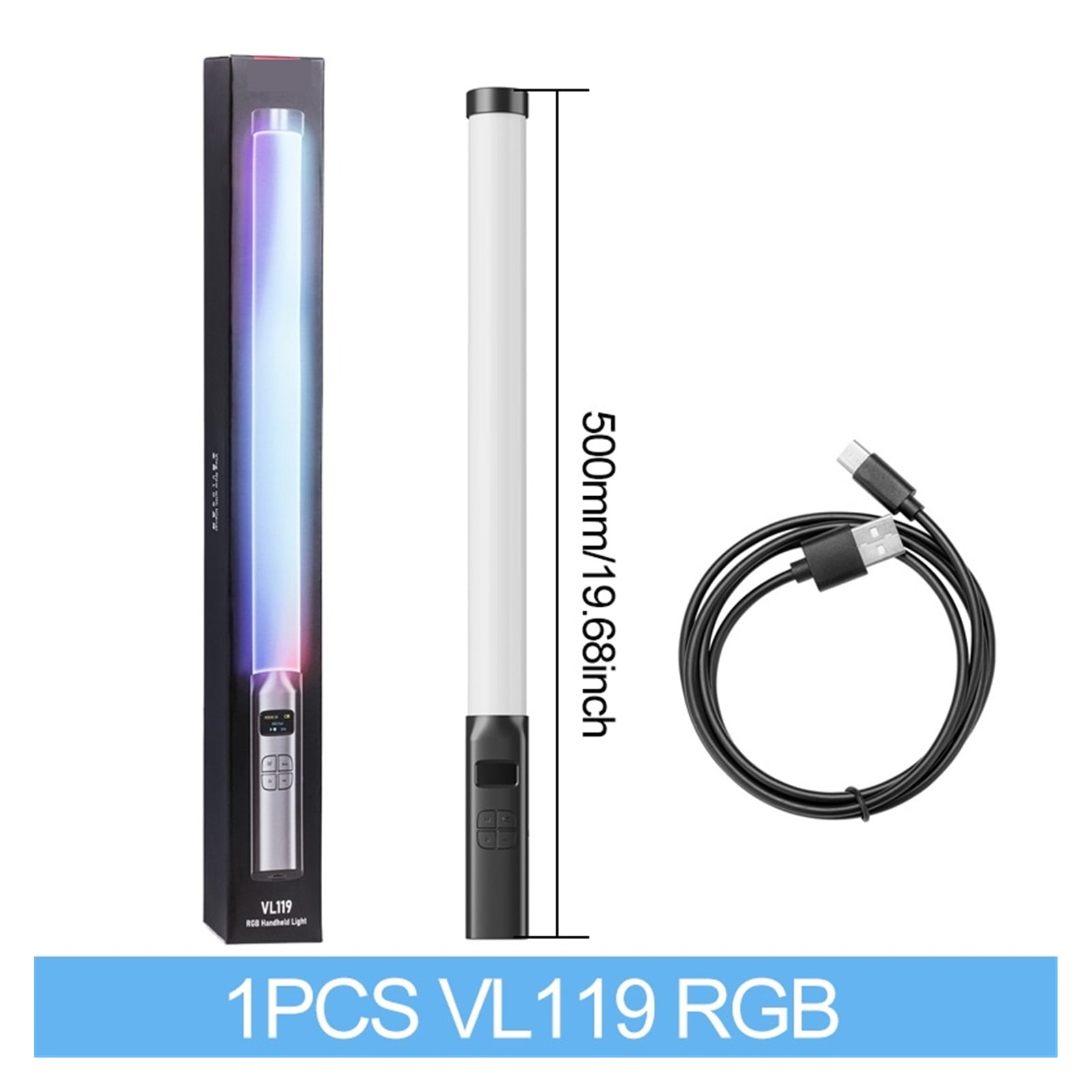 Light VL119 RGB Handheld Light Wand LED RGB Stick 2500-9000K ...