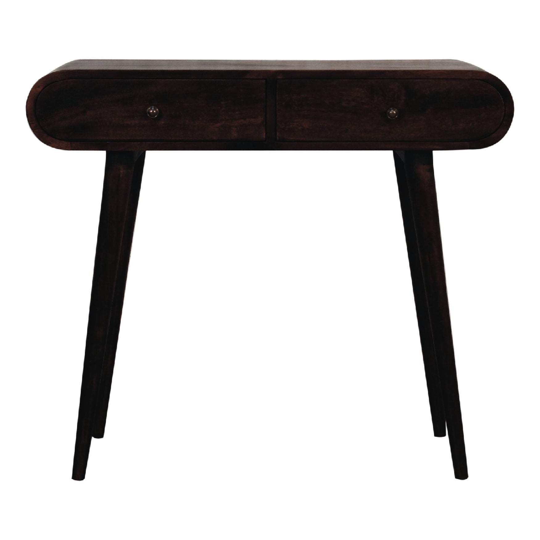 Light Walnut Finish, Rounded Corners - In Hall Areas, Brings Elegance ...