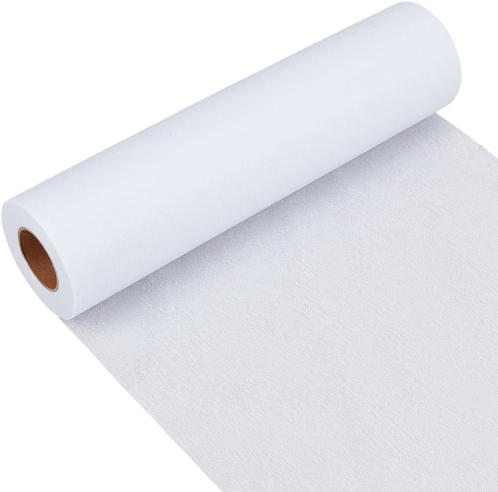 Light Weight 25g/㎡ White Iron-On Fusible Interfacing 11.81 Inch x 30 ...