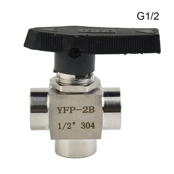 Light Weight And Easy Assembly Small Size Ball Valve 3 Way Bspp G1/2 G1 ...