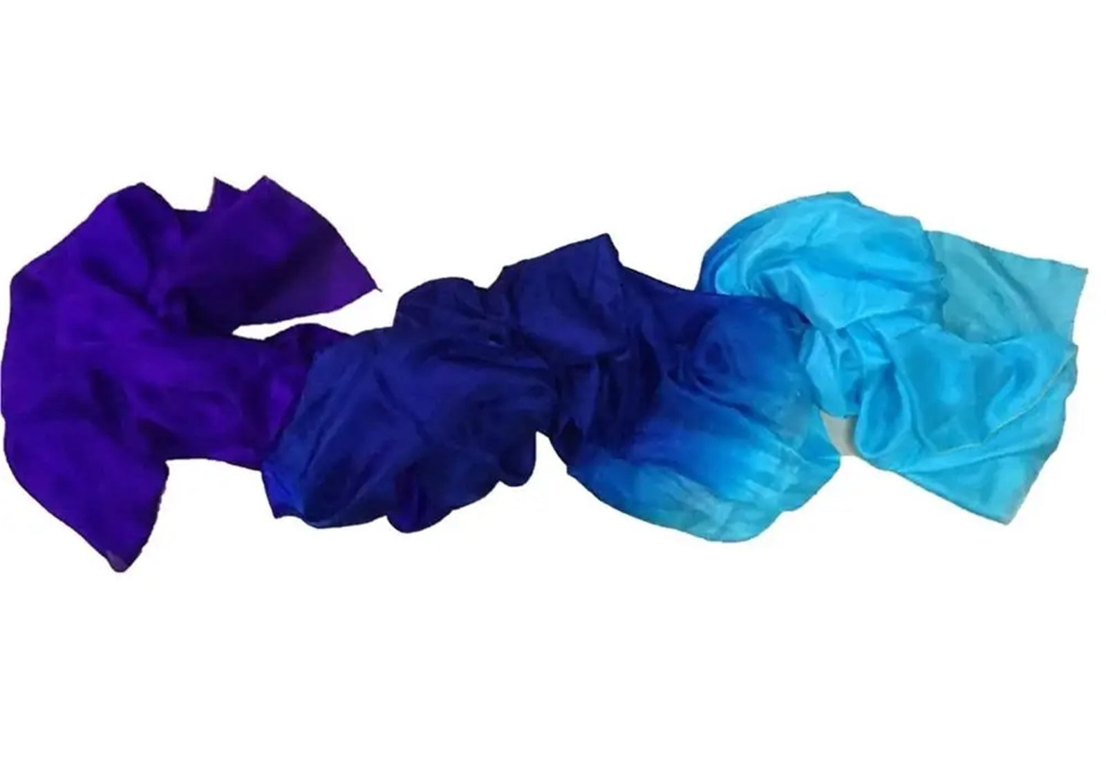 Light Weight Belly Dance Veils 5mm Real Silk Hand Dyed Scarves Shawls ...