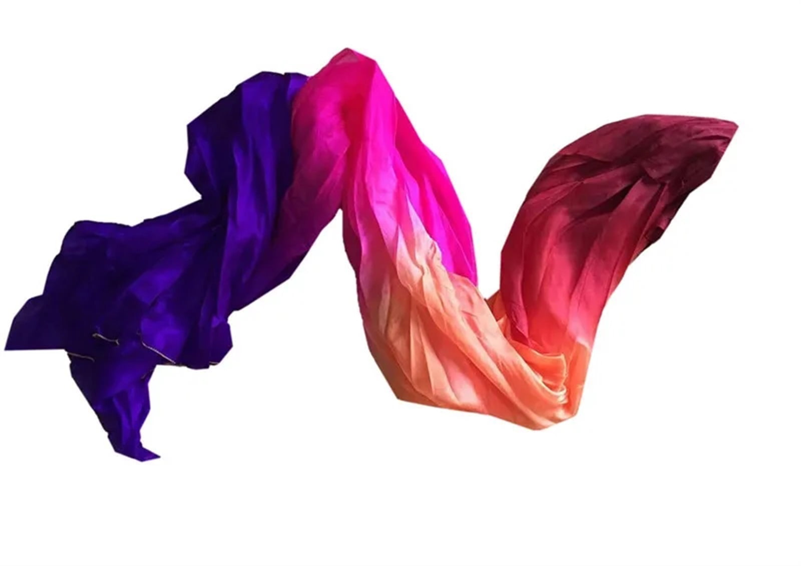 Light Weight Belly Dance Veils 5mm Real Silk Hand Dyed Scarves Shawls ...