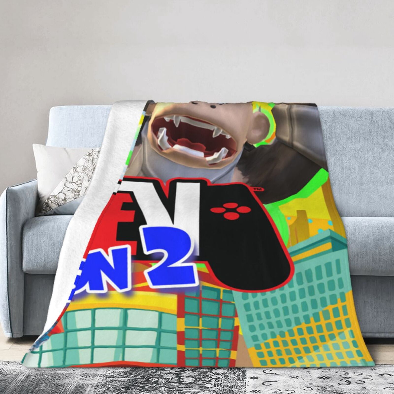 Light Weight Blanket Anime 3d Printed Throw Blanket Plush Comfortable ...