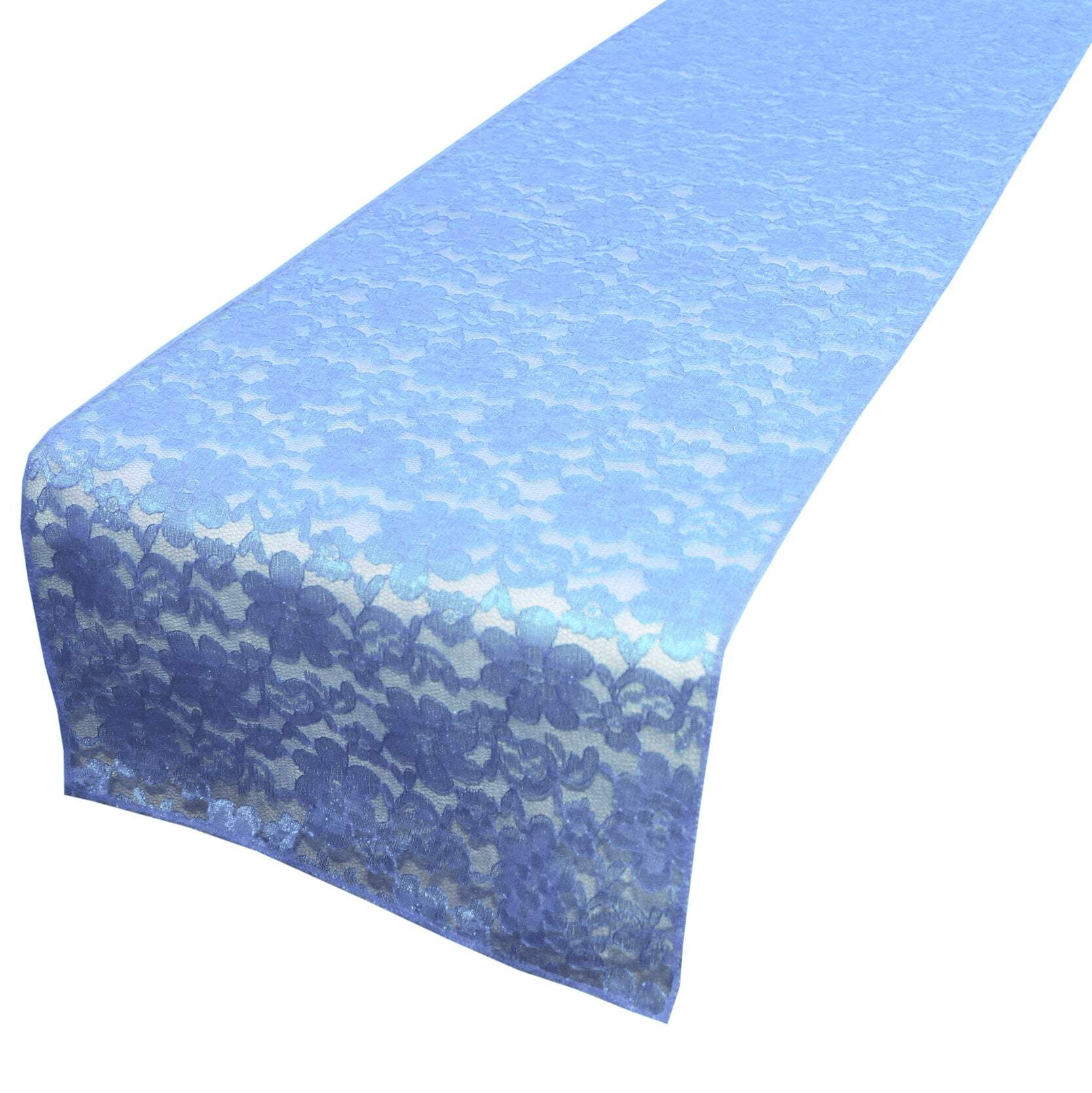 Light Weight Floral Sheer Lace Table Runner / Wedding Table Top Décor ...