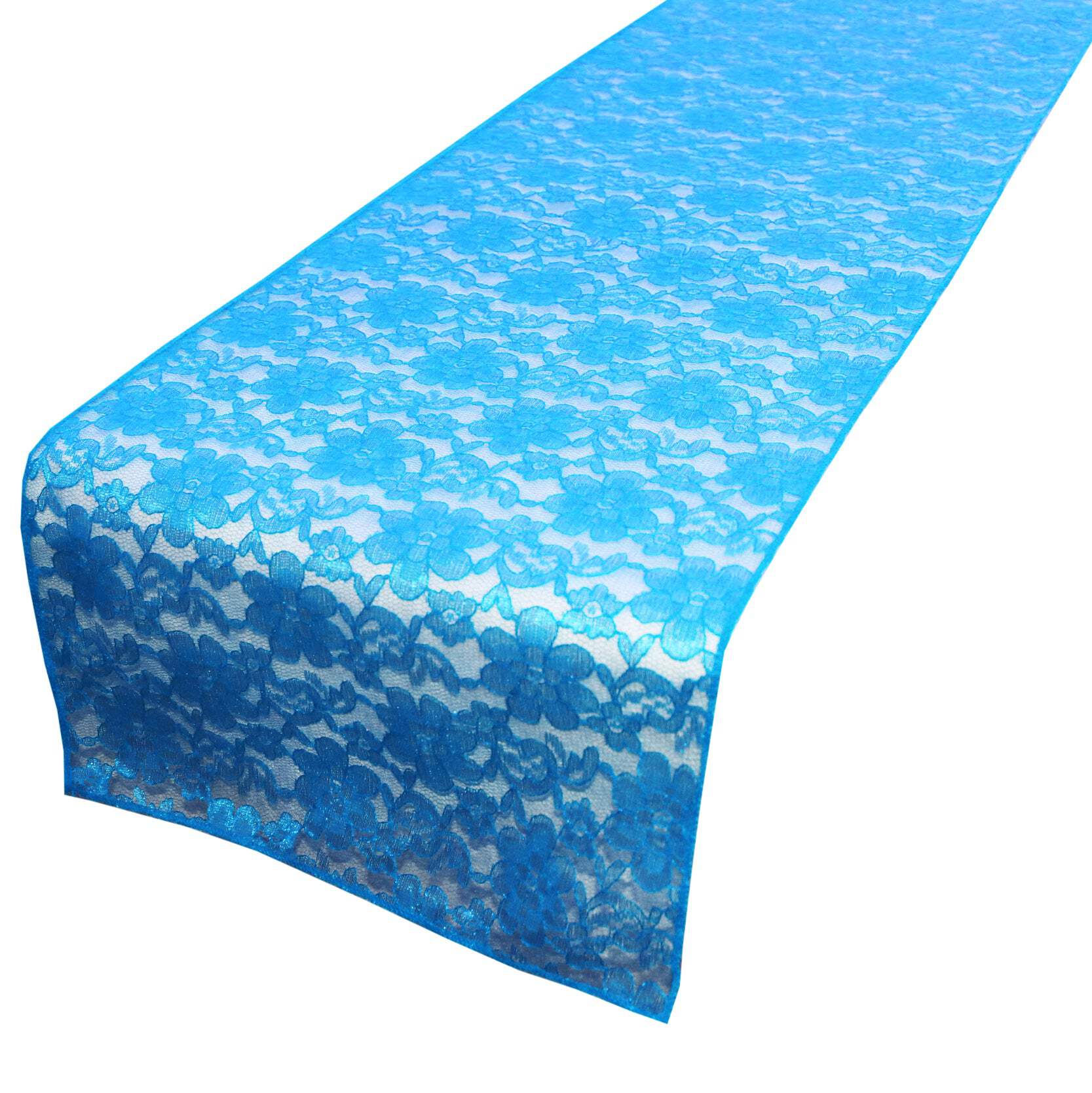 Light Weight Floral Sheer Lace Table Runner / Wedding Table Top Décor ...