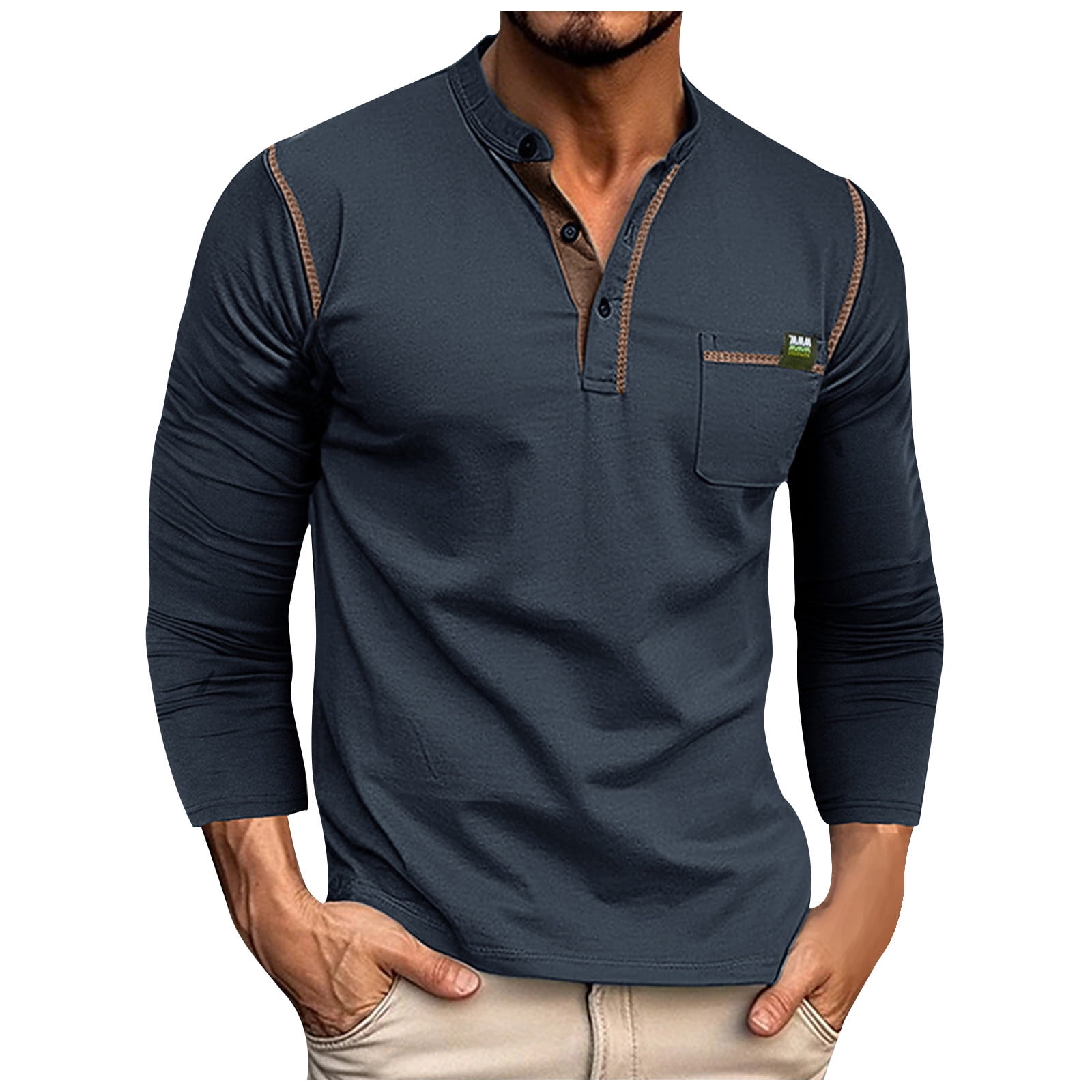 Light Weight Long Sleeve Pullover Shirts for Men Long Sleeve Shirts for ...