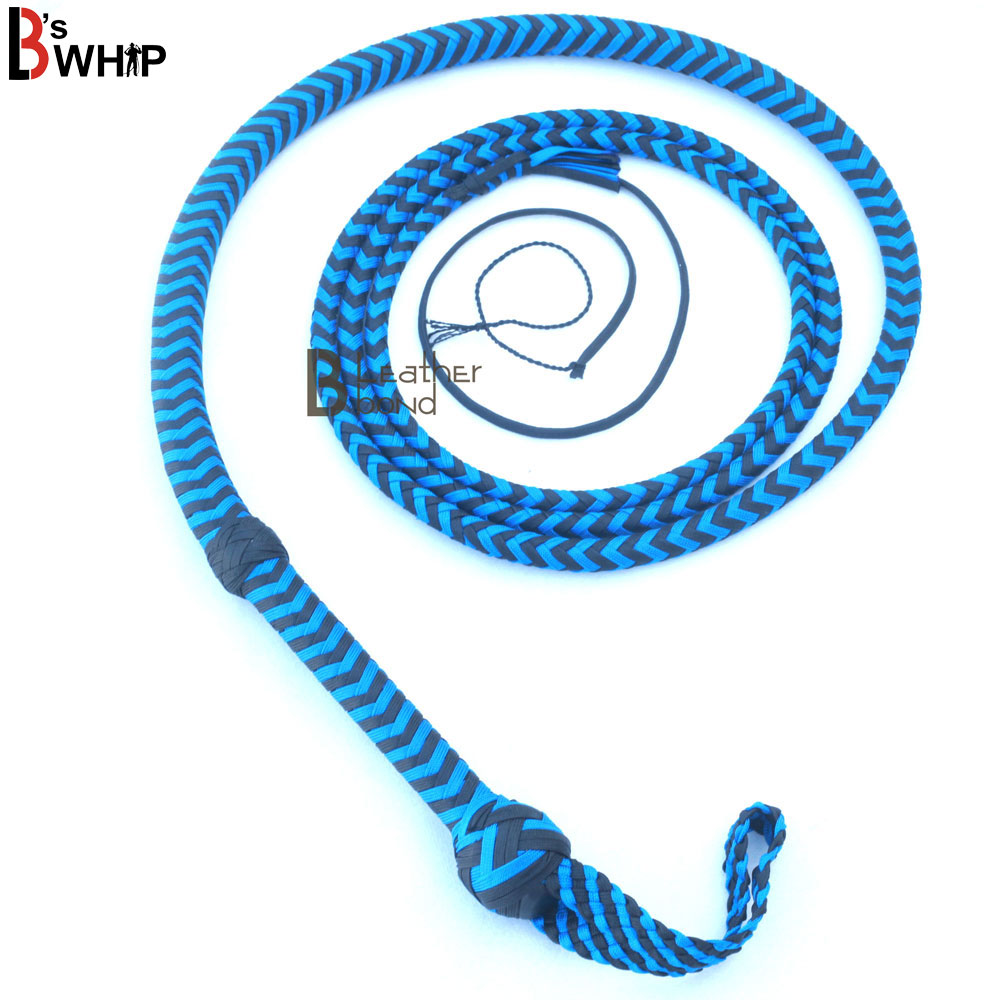 Light Weight, Rope Core Bullwhip 08 Foot 12 Strands Bullwhip Para Cord ...