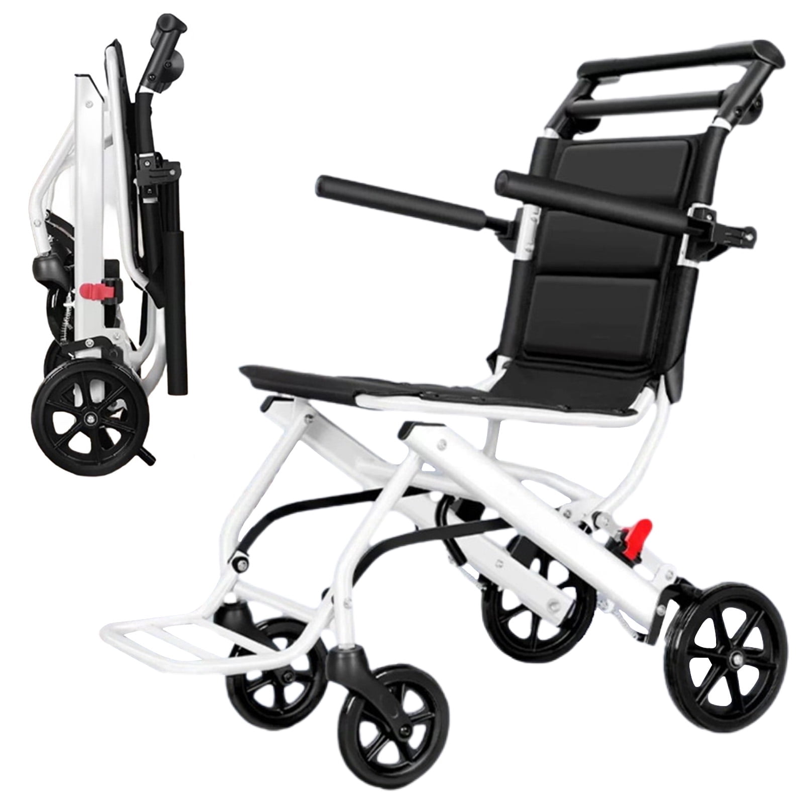 Light Weight Wheelchairs Foldable for Adult, Portable Wheelchair with ...