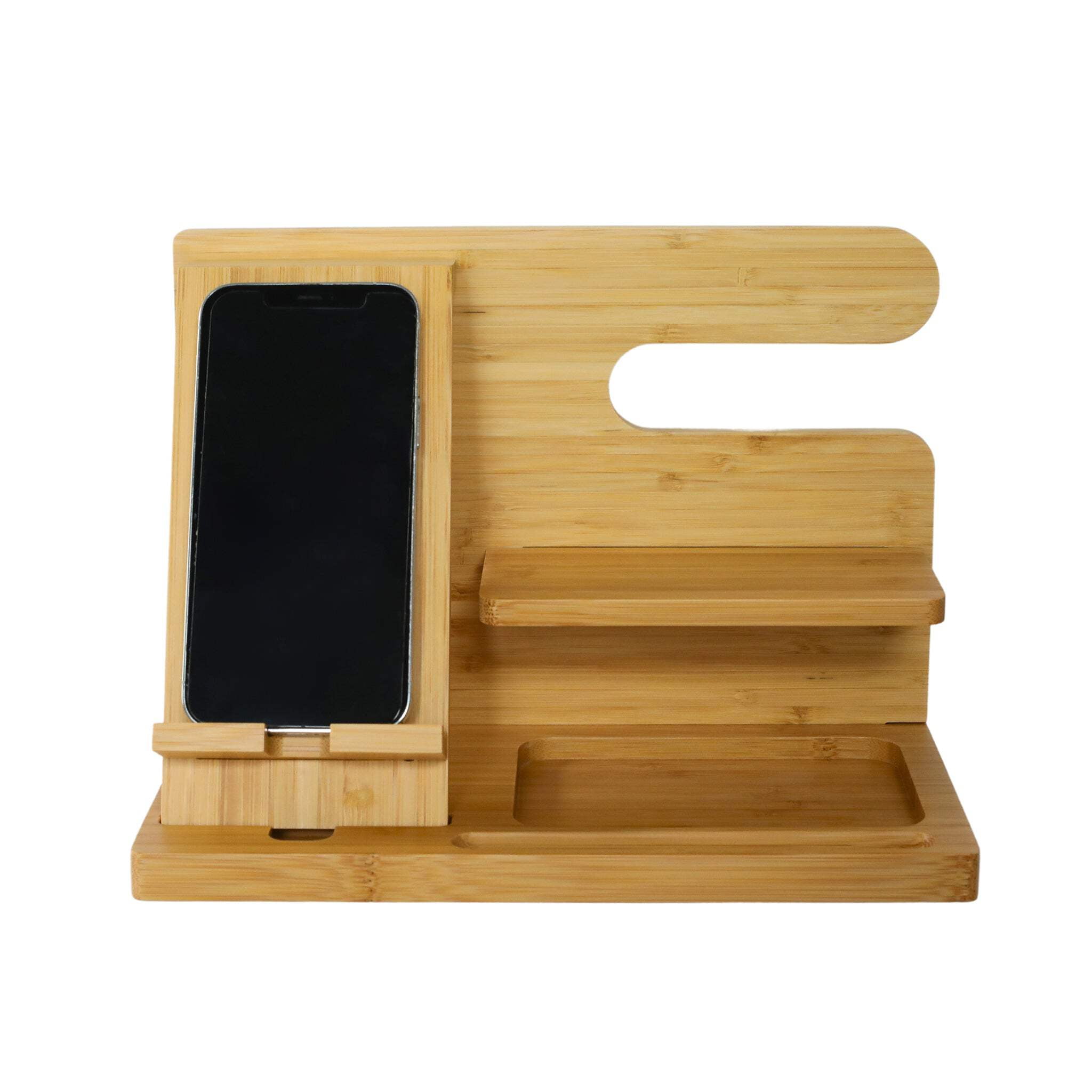 Light Wood Charging Shelf/Valet - Walmart.com