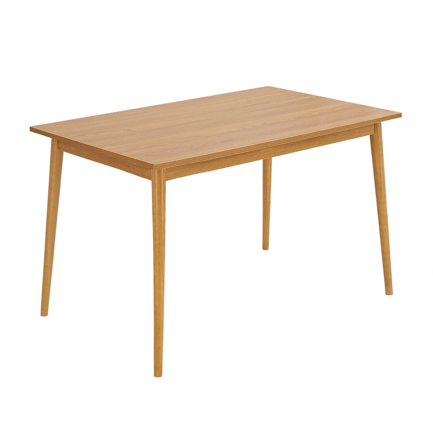 Light Wood - colored Modern and Simple - style Rectangular Dining Table ...