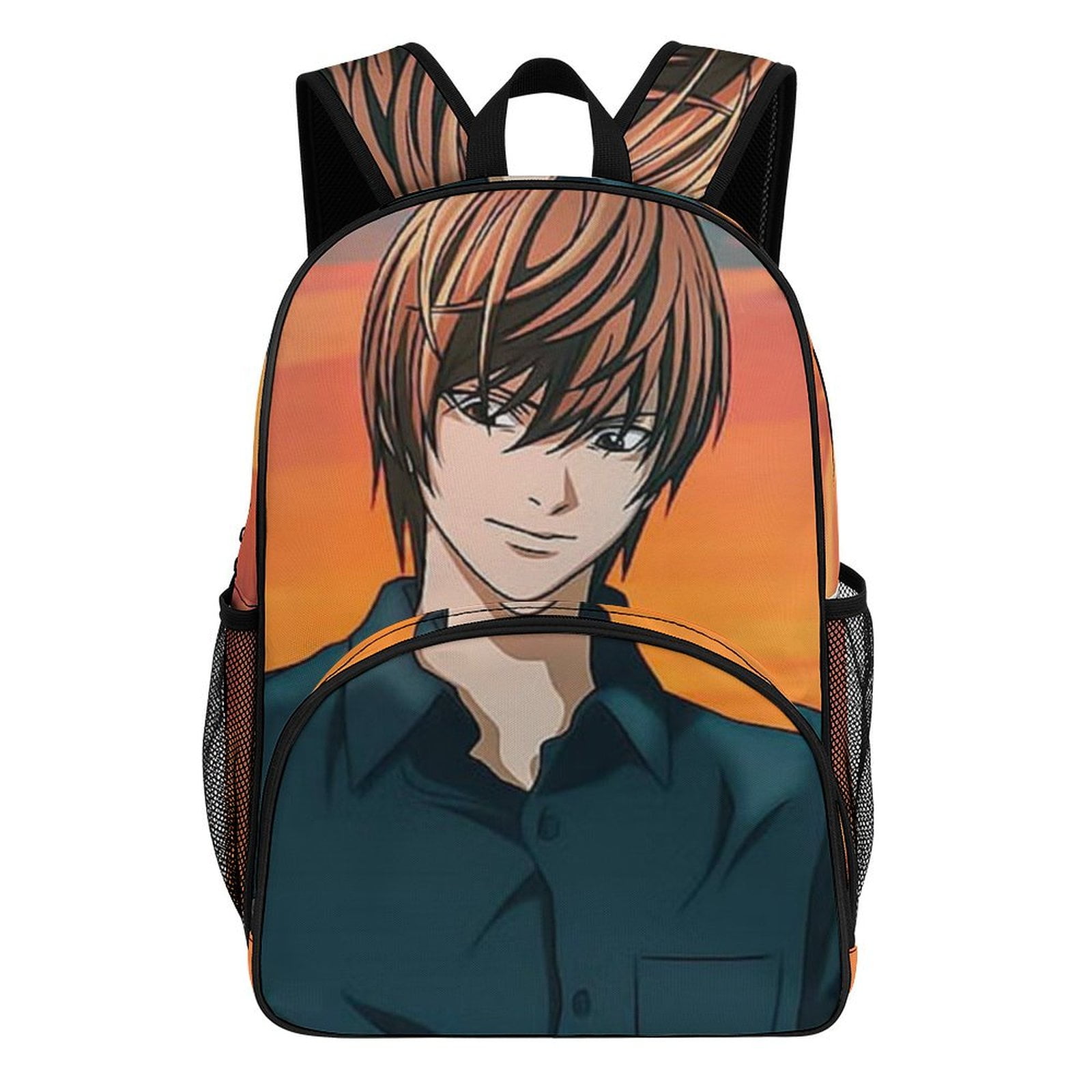 Light Yagami Death Note Anime Adjustable Backpack Laptop Daypack ...
