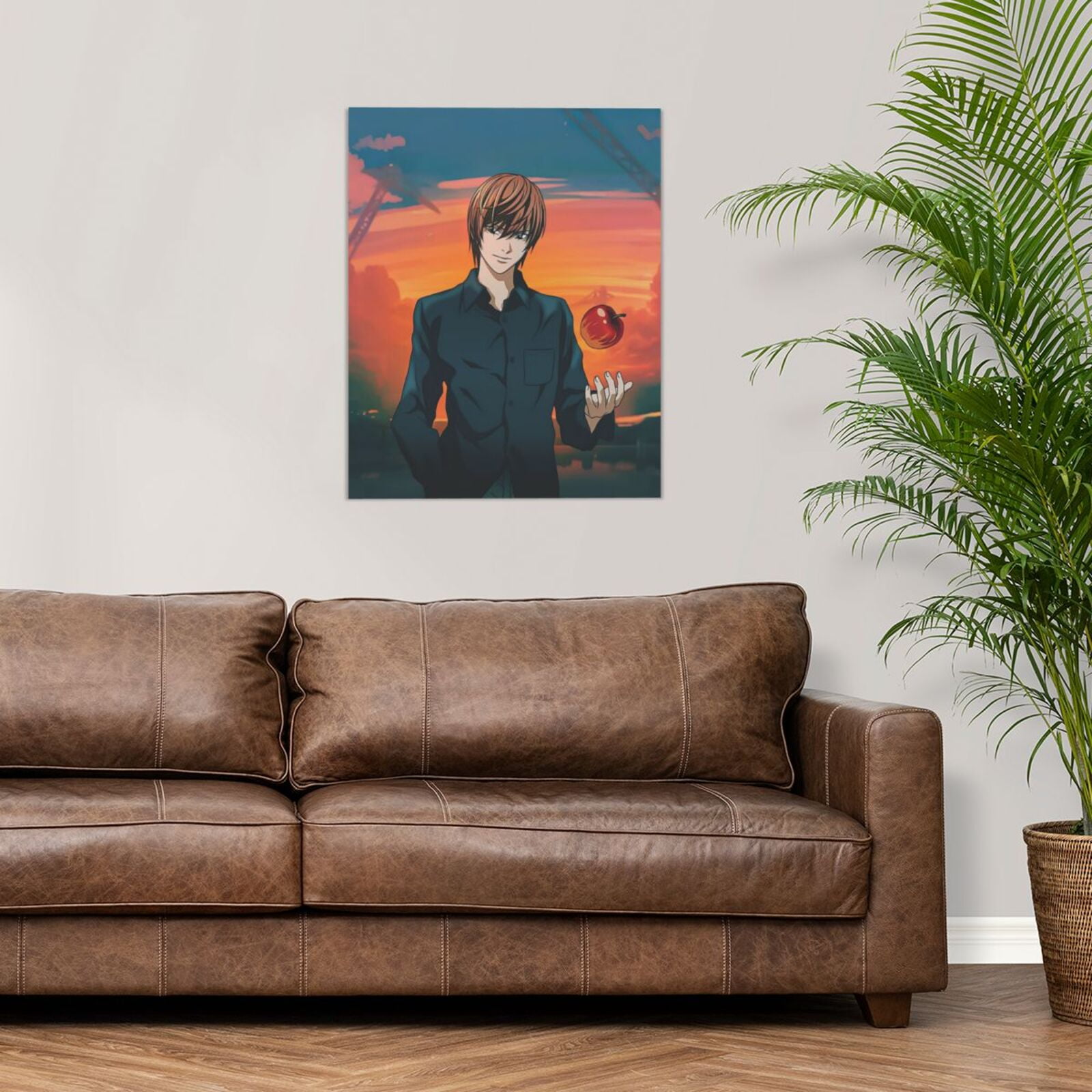 Light Yagami Death Note Anime Canvas Decorative Poster Gift Art Picture ...