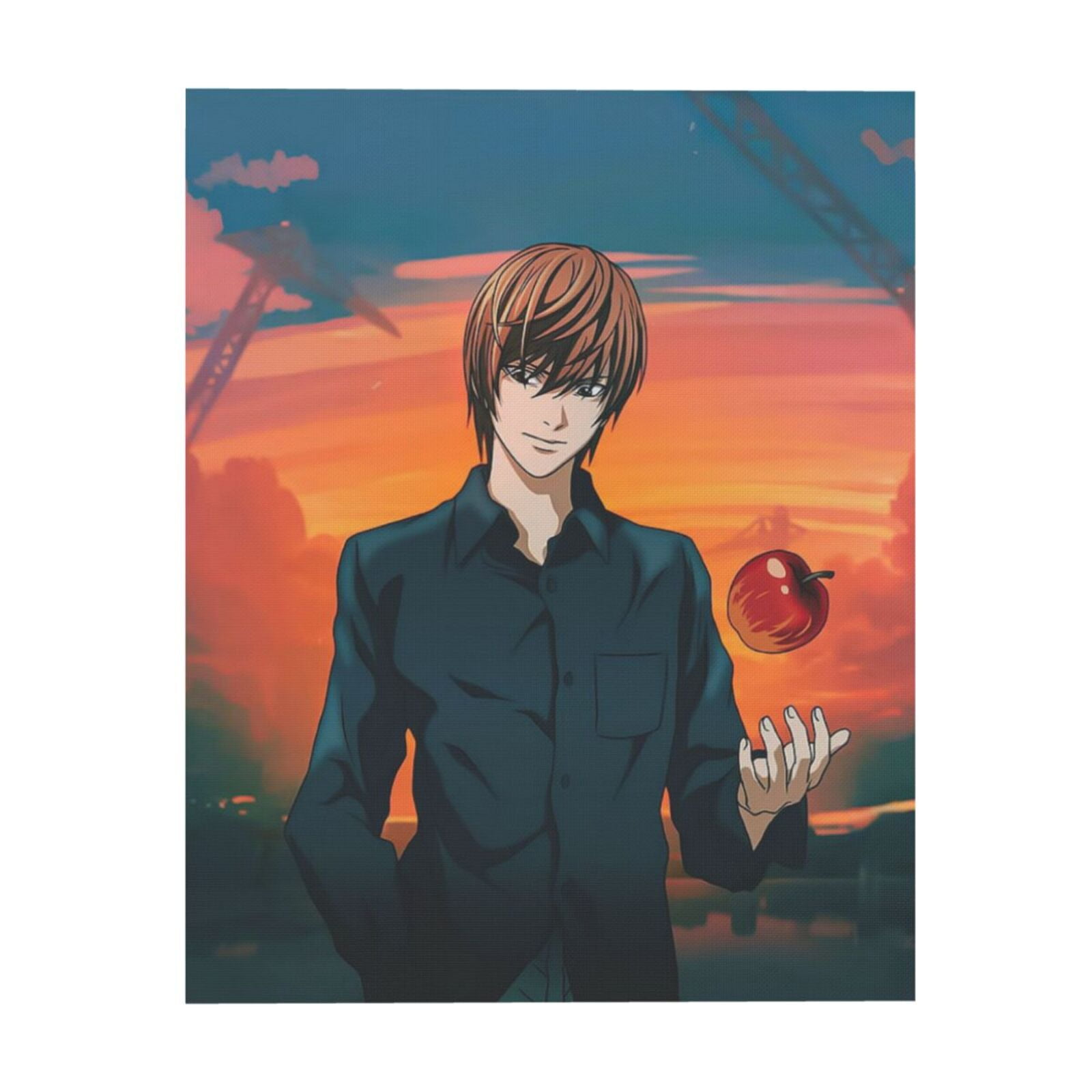 Light Yagami Death Note Anime Canvas Decorative Poster Gift Art Picture ...