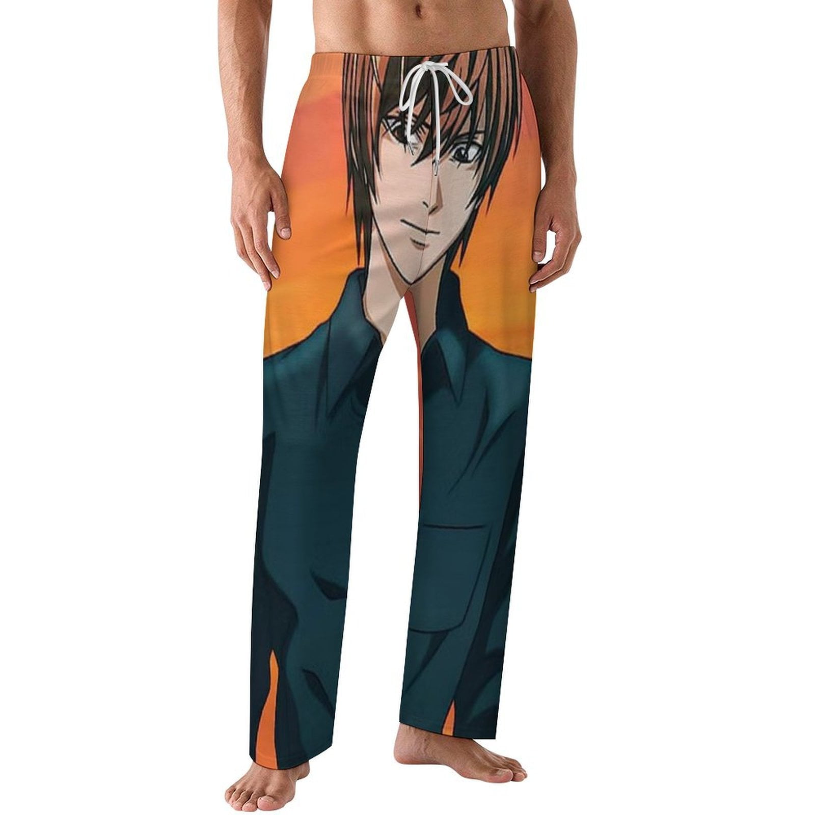 Light Yagami Death Note Anime Mens Pajama Pants Cozy Soft Lounge Sleep ...