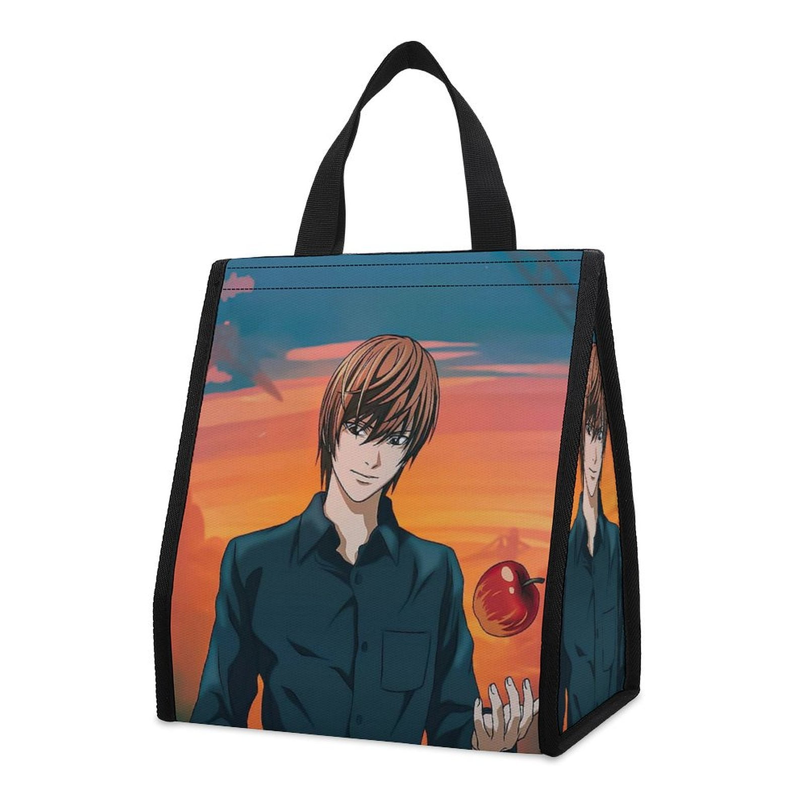 Light Yagami Death Note Anime Portable Lunch Bag Folding Insulated ...