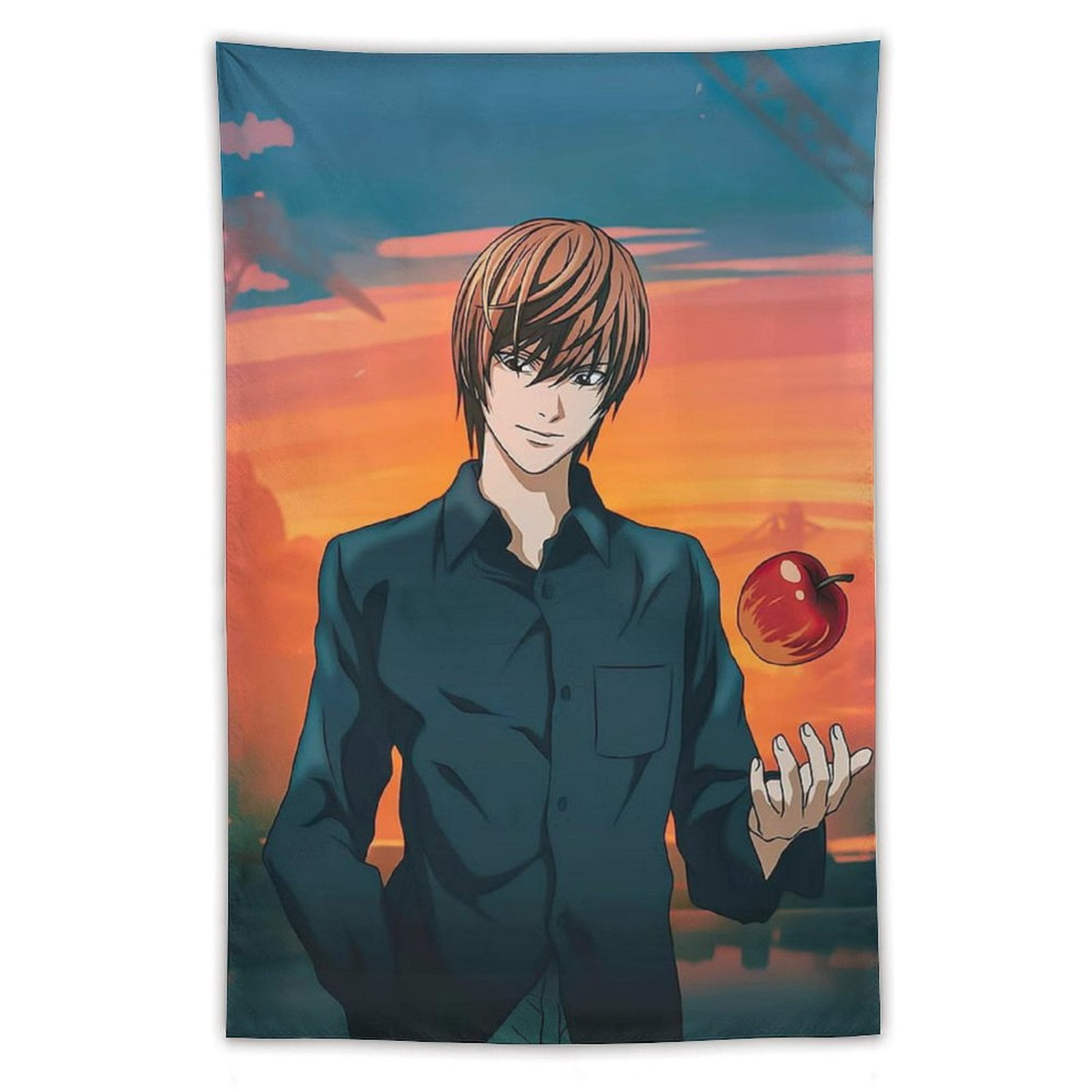 Light Yagami Death Note Anime Tapestry Luxury Wall Hanging Tapestries ...