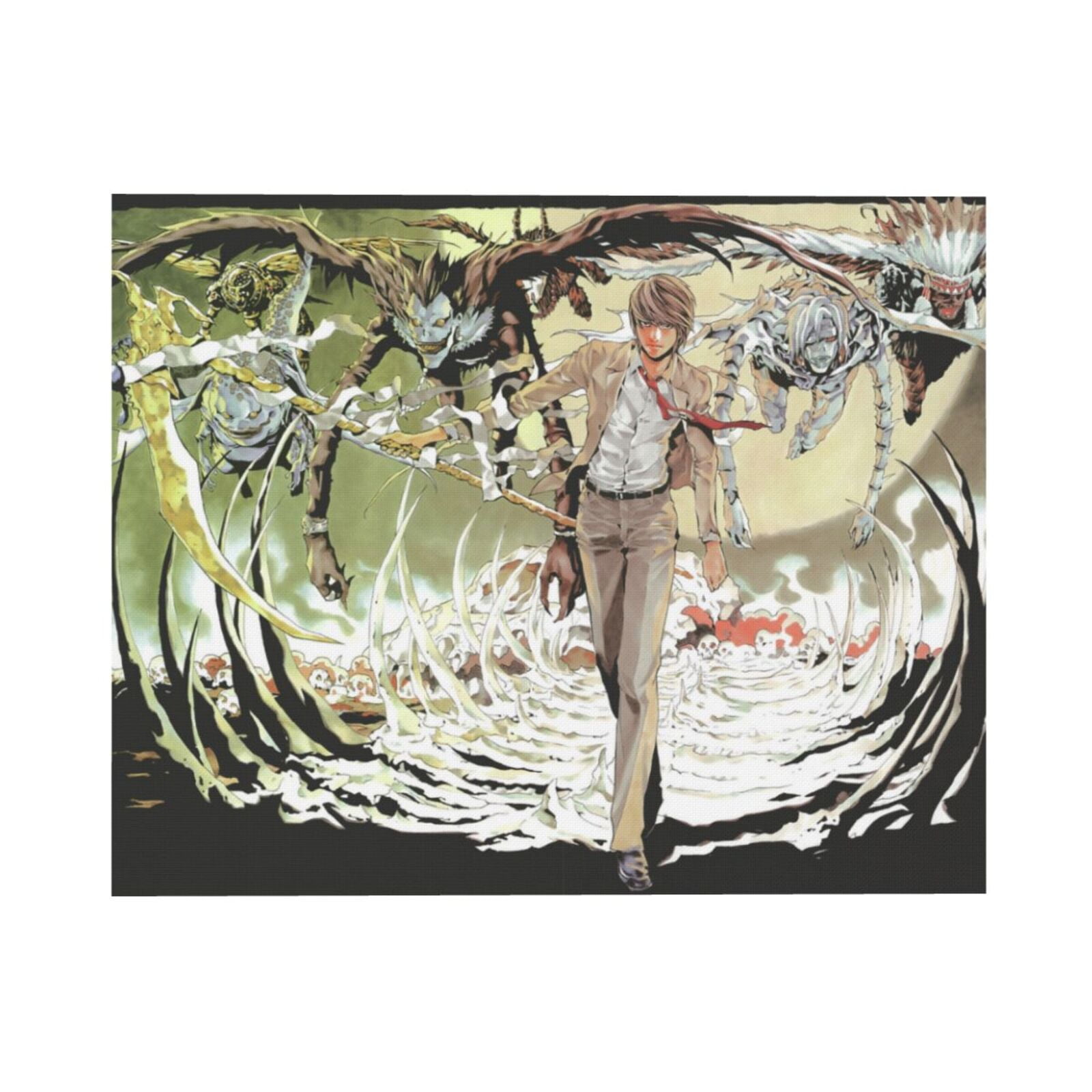 Light Yagami Death Note Canvas Decorative Poster Gift Art Picture ...