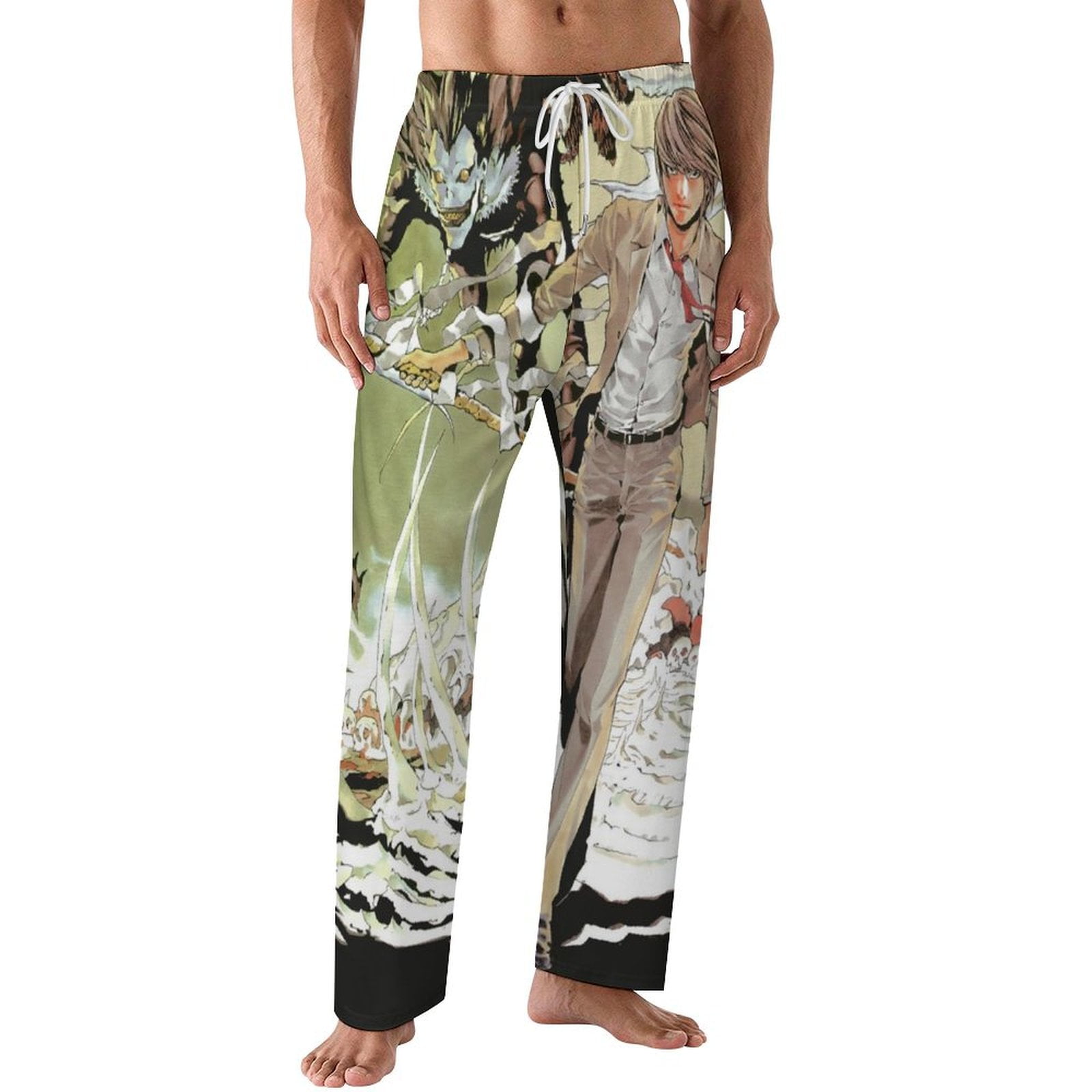 Light Yagami Death Note Mens Pajama Pants Cozy Soft Lounge Sleep ...