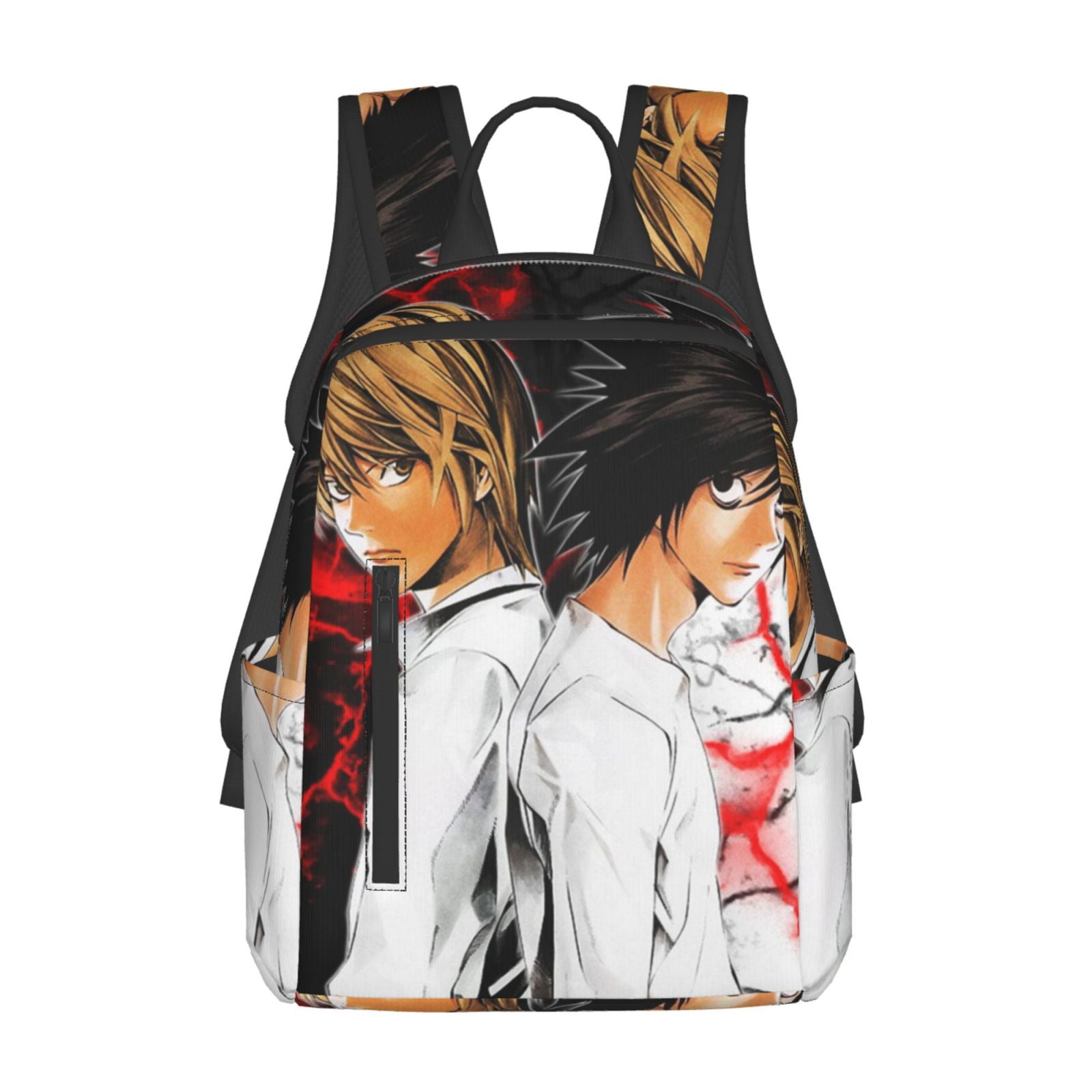 Light Yagami L Death Note Backpack Unisex Daypack Adjustable ...
