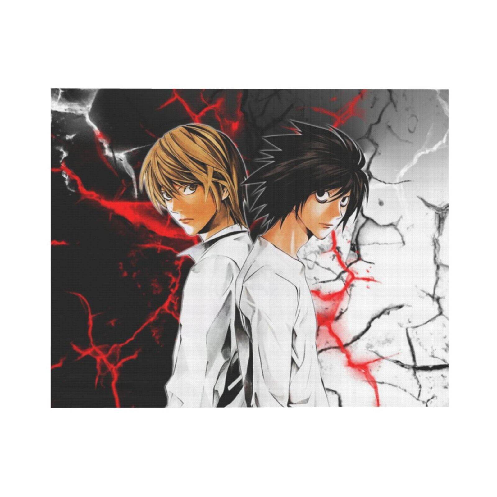 Light Yagami L Death Note Canvas Decorative Poster Gift Art Picture ...