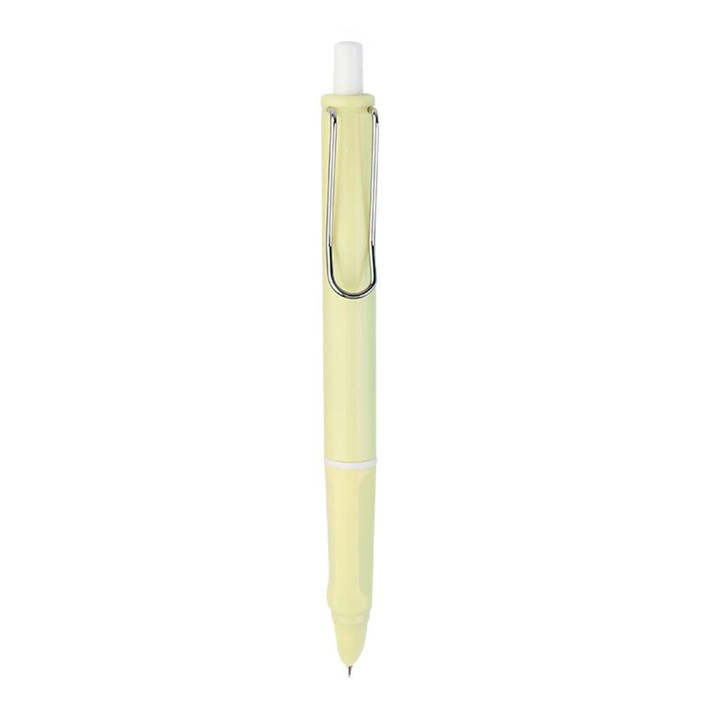 Light Yellow E New Style Pushtype Automatic Fountain Pen For Students ...