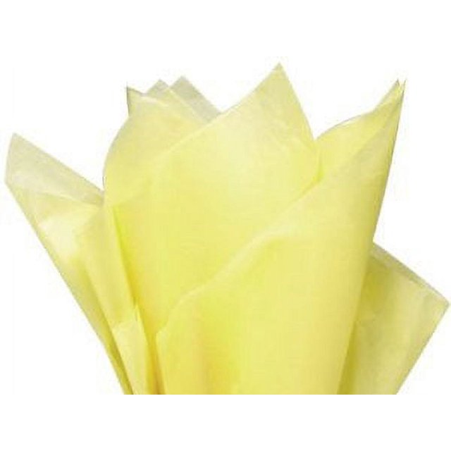 Light Yellow Tissue Paper 20 Inch X 30 Inch Sheets Premium Gift Wrap ...