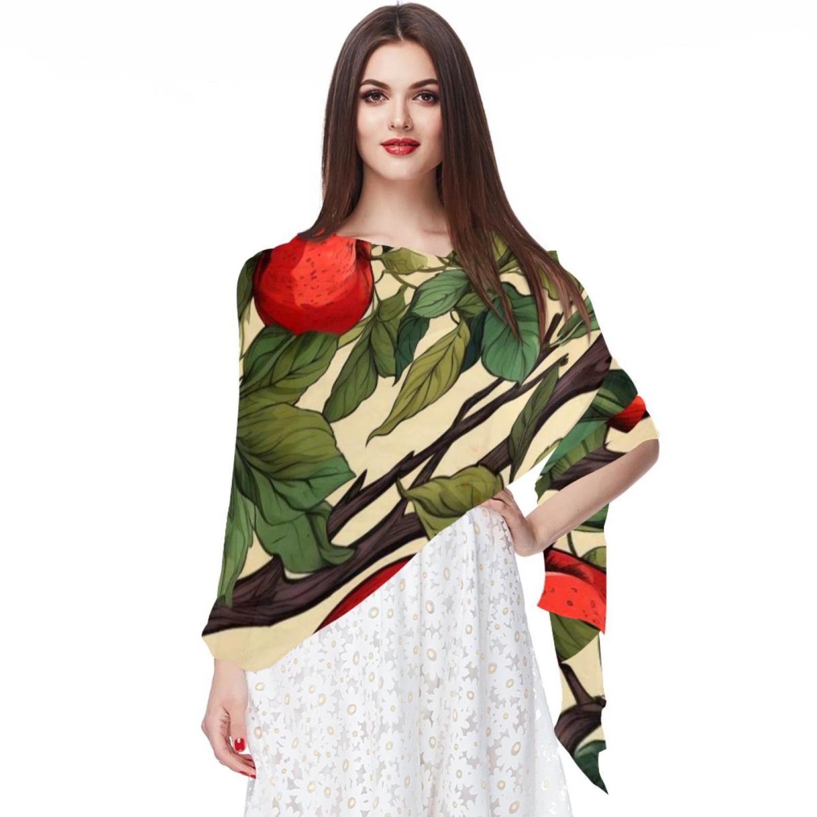 Light and Breathable Chiffon Yarn Silk Scarf - Translucent 180*73 Size ...