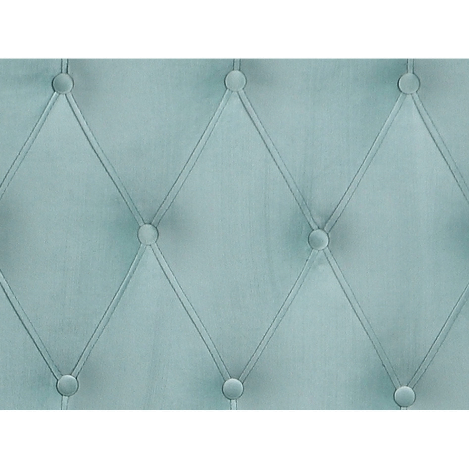 Light blue solid - wood California King bed with foam filler for a ...
