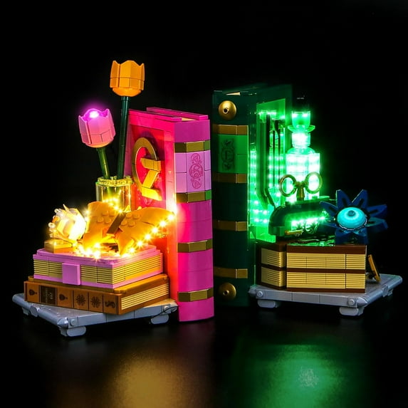 Light kit Compatible with Lego 75691 Wicked Glinda & Elphaba Bookends ...