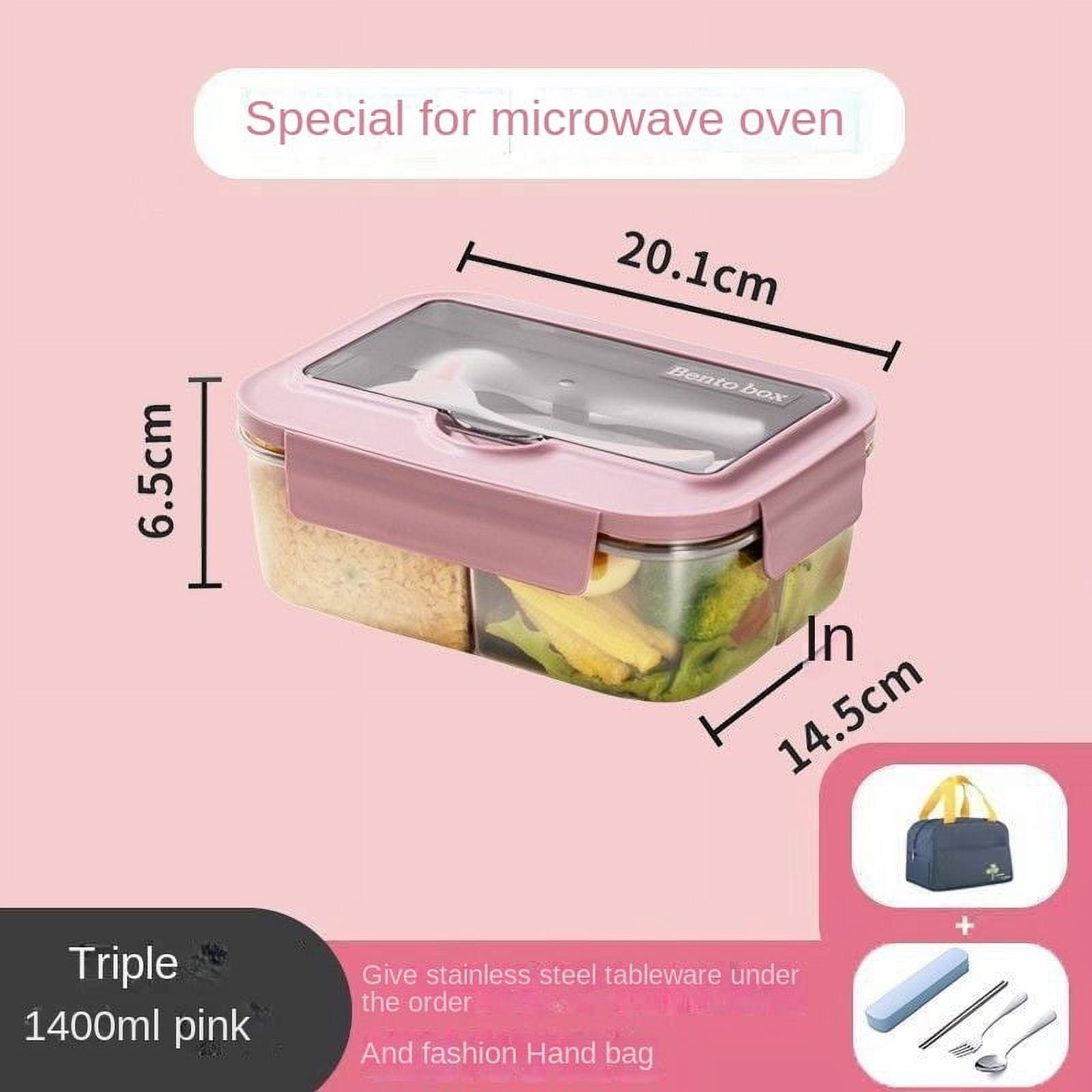 Light lunch box with lid for office workers microwaveable large ...
