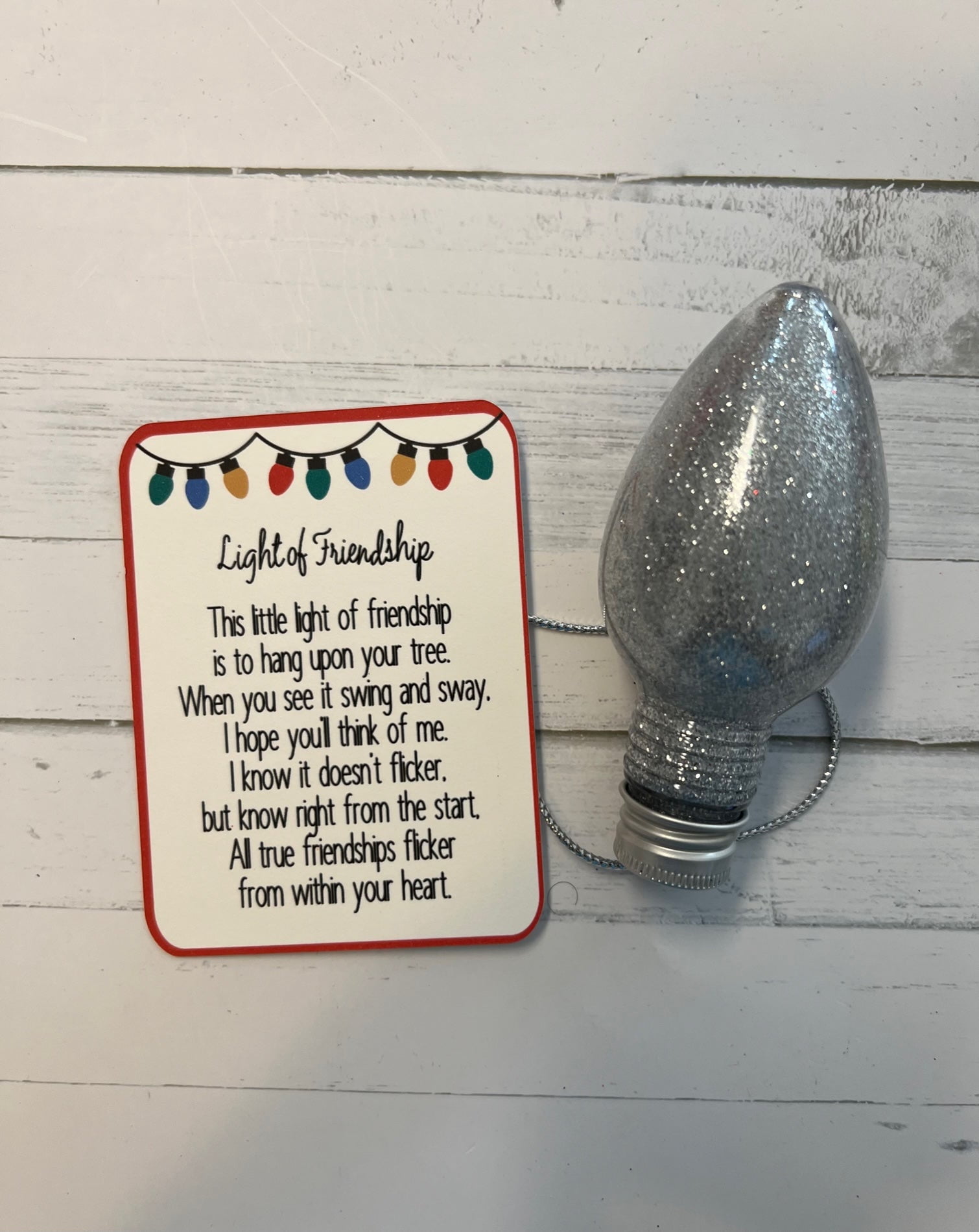 Light of Friendship Ornament | Friends Christmas Keepsake | Christmas ...