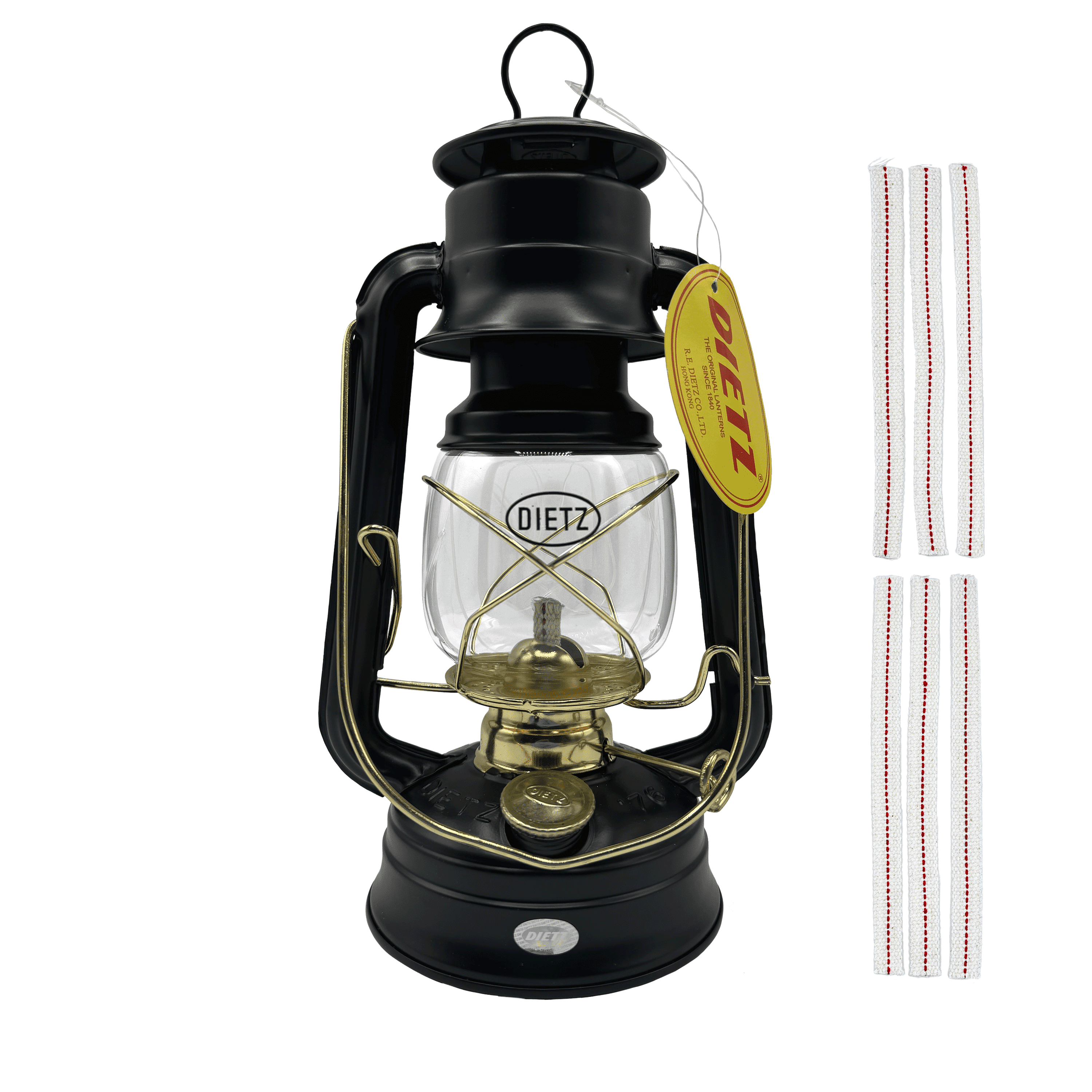 Light of Mine: Dietz #76 Original Black with Gold Trim Oil Lantern with ...